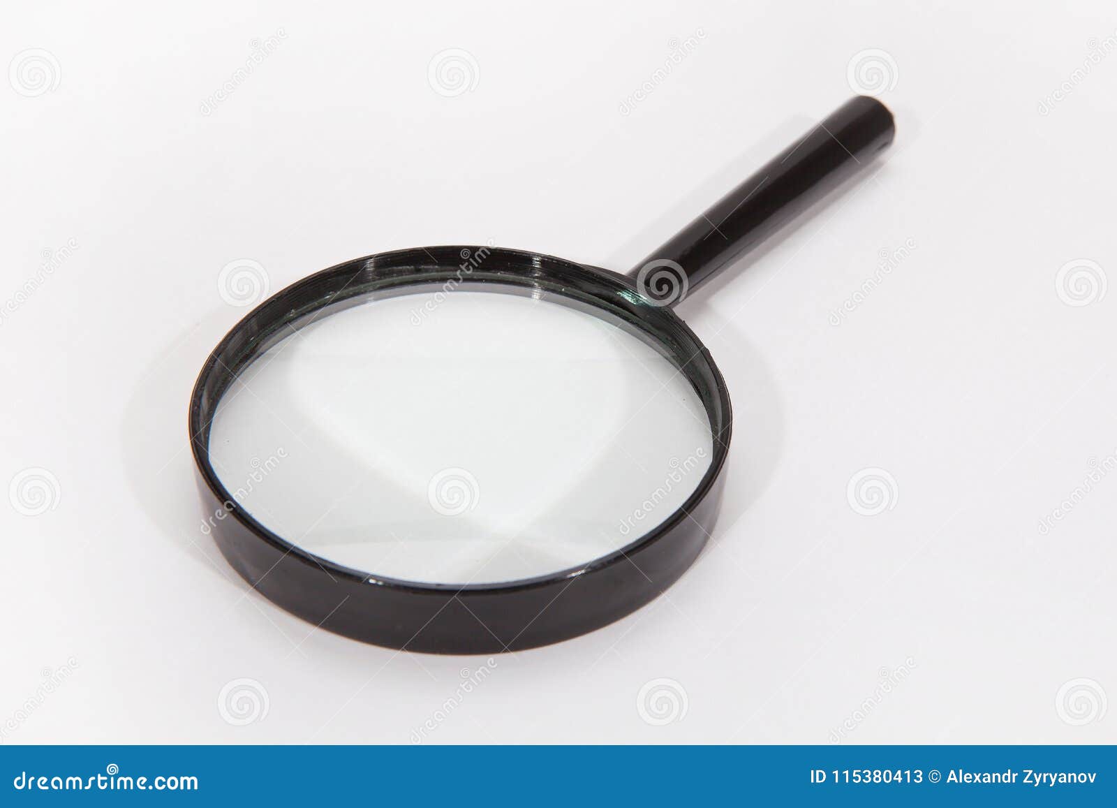 Realistic magnifying glass stock image. Image of instrument - 115380413