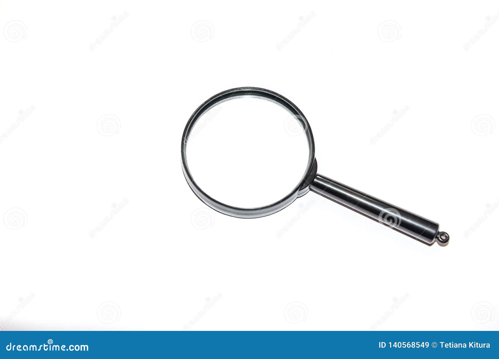 Magnifier Isolated on a White Background Stock Image - Image of loupe ...