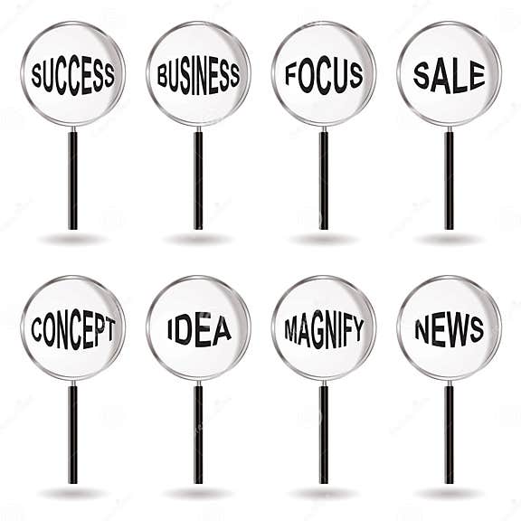 Magnify concept stock vector. Illustration of magnify - 8057523