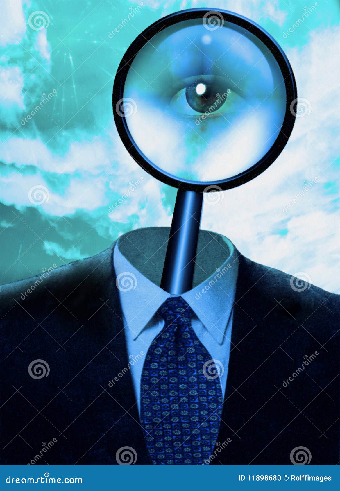 Magnify Mind stock photo. Image of creation, medical - 11898680