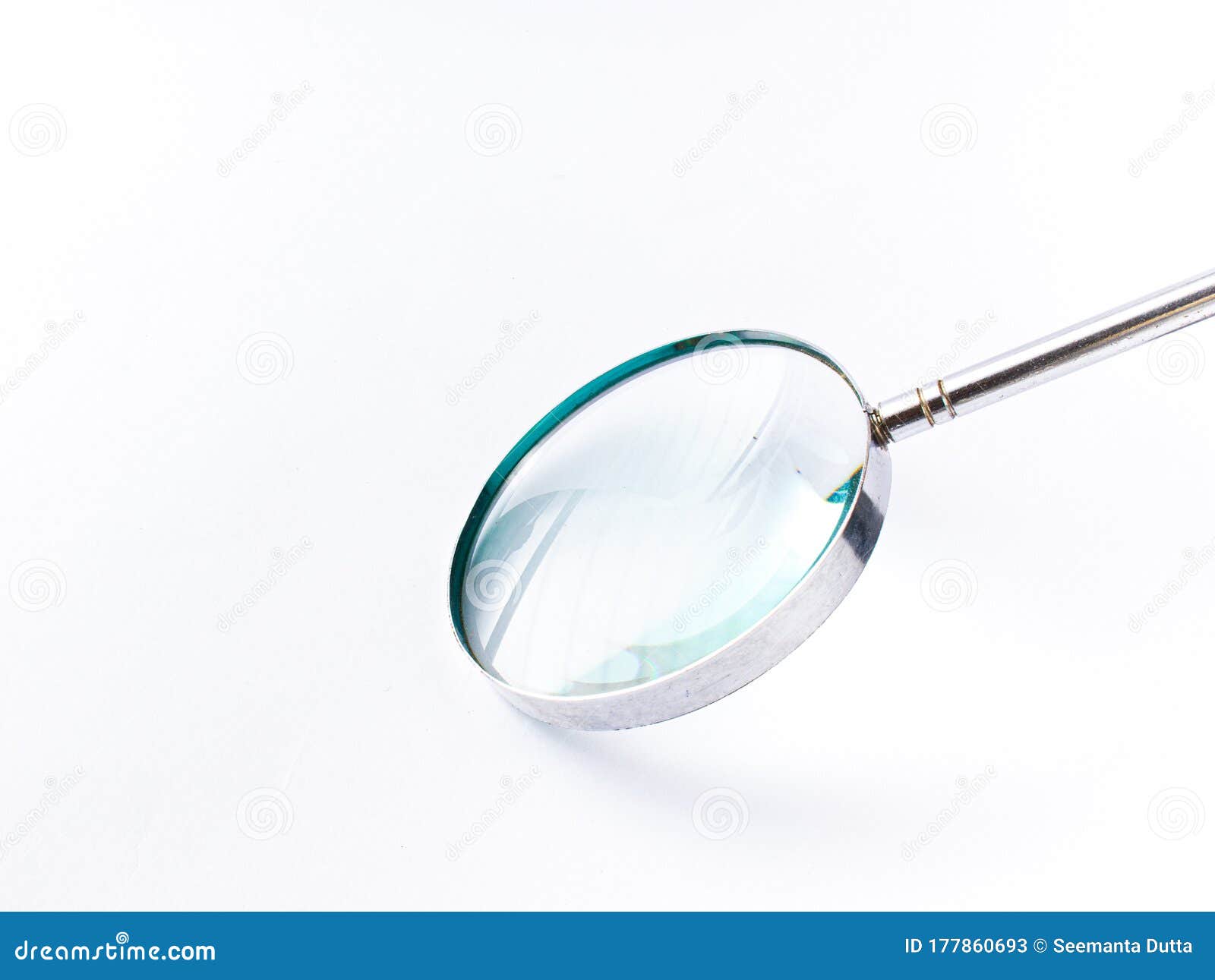 Magnifying Class Isolated Stock Image. Stock Image - Image of inspect ...