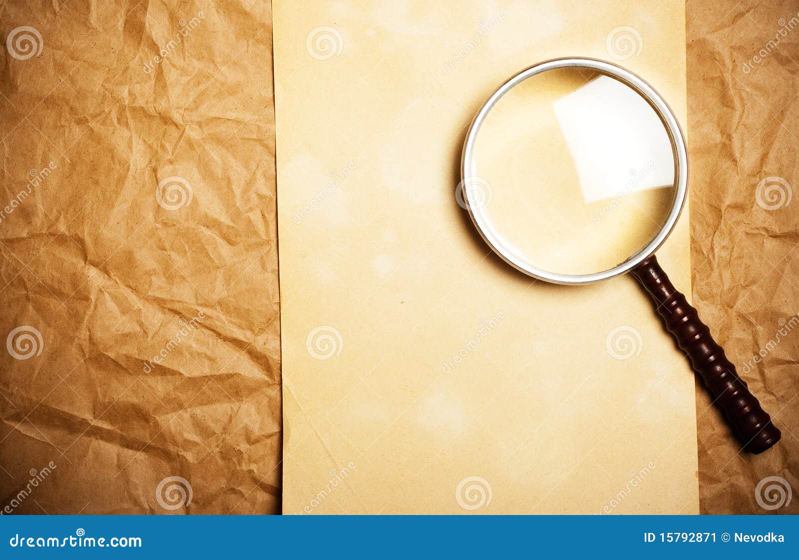 Magnifying glass stock image. Image of stain, close, lens - 15792871