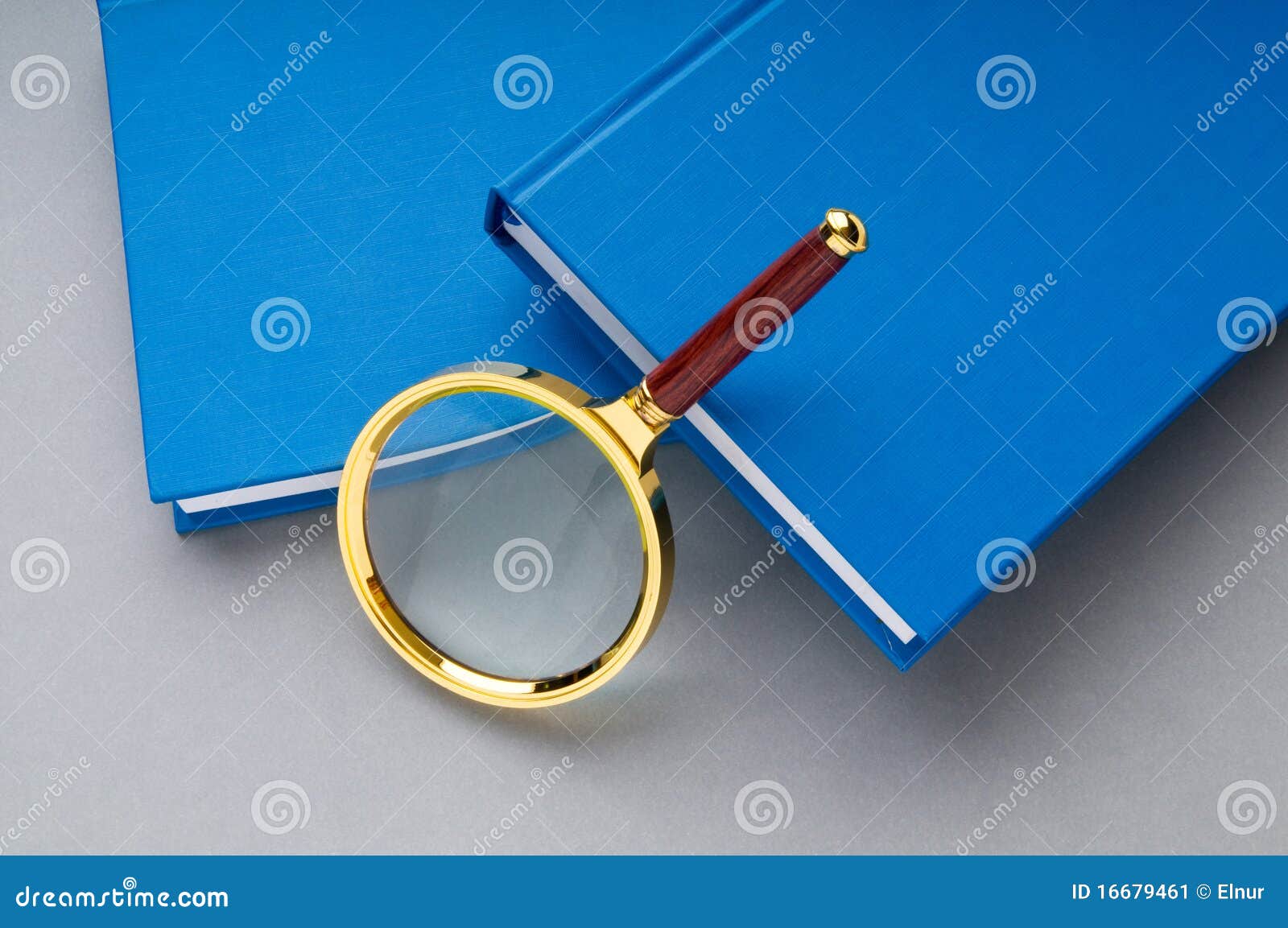 Magnifying glass stock image. Image of blank, document - 16679461