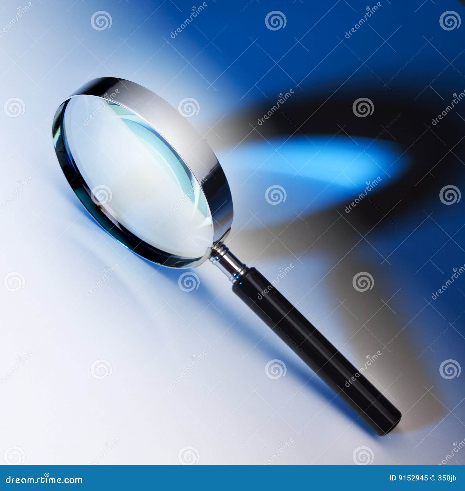 Magnifying glass stock image. Image of examine, financial - 9152945