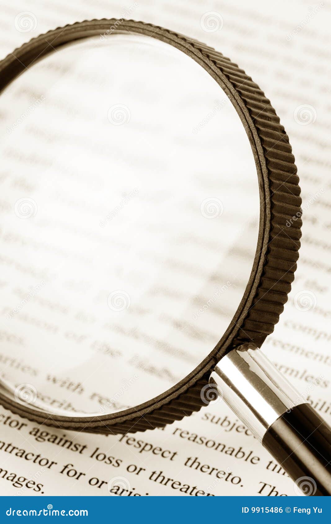 Magnifying Glass stock photo. Image of paper, looking - 9915486