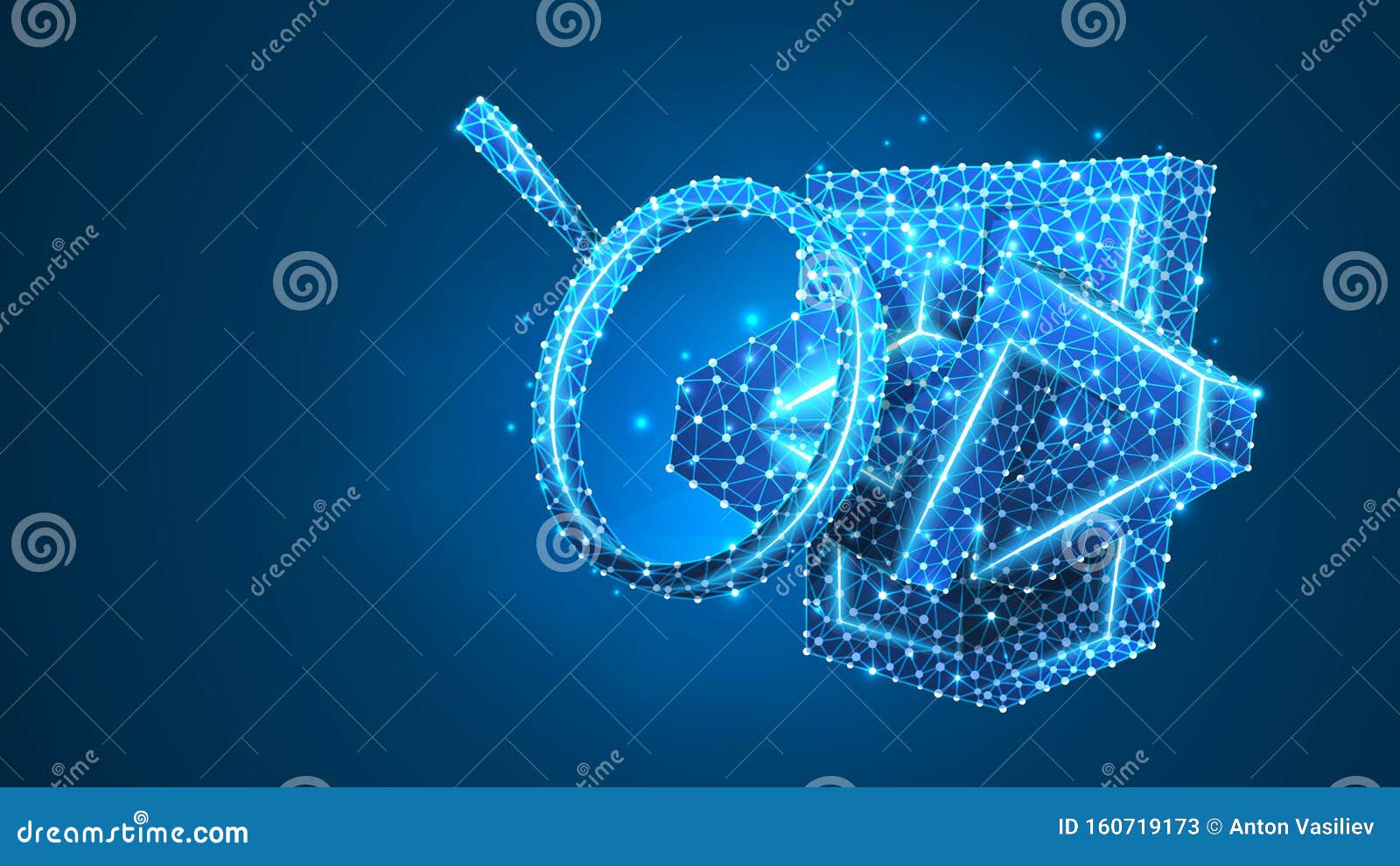 Magnifying Glass Analys Of Html Code Bracket Model Coding Analysis Software Programming