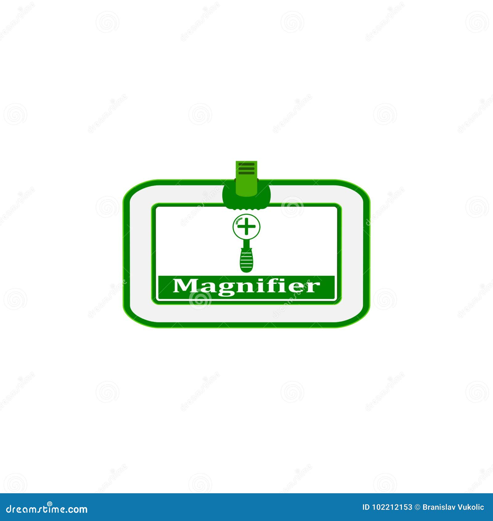 Magnifying Glass, Sign, Icon, 3D Illustration Stock Illustration ...