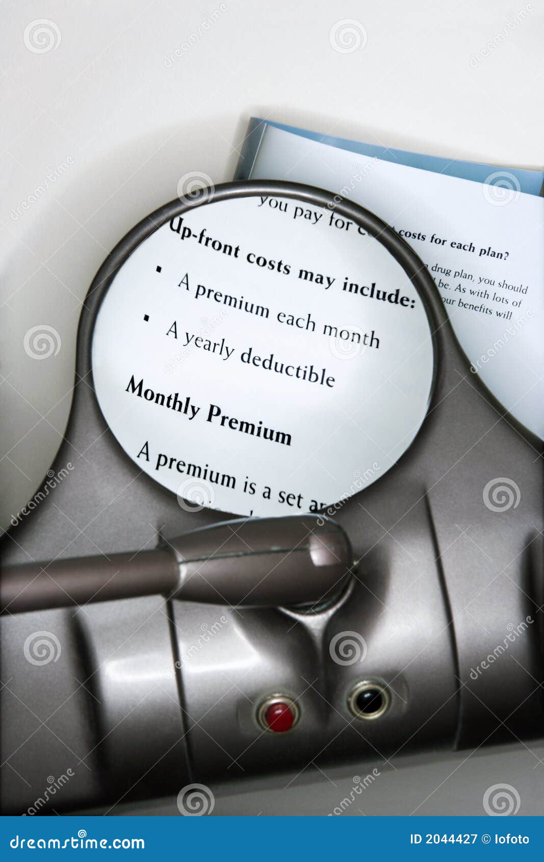 Magnifying Glass with Book. Stock Image - Image of magnifier, reading ...