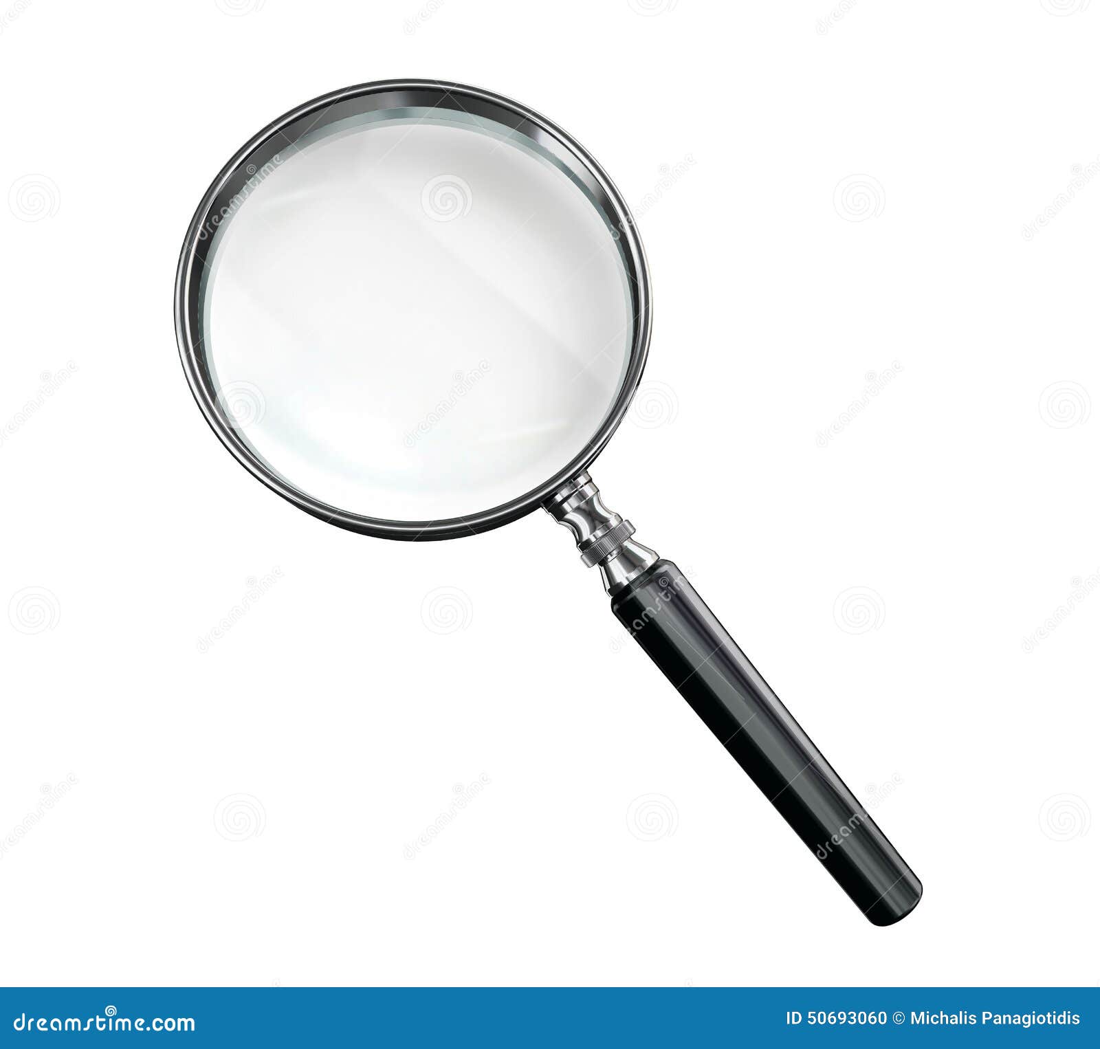 Magnifying Glass Classic Style Stock Illustration - Illustration of ...