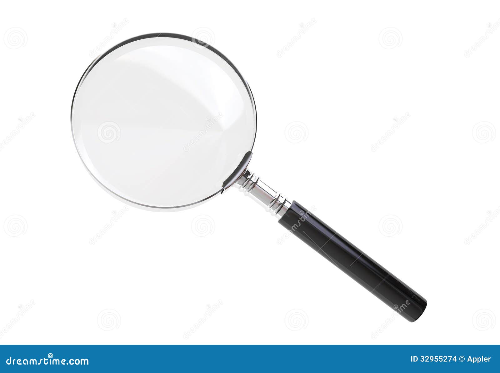 Magnifying Glass with Clipping Path Stock Photo - Image of analyzing ...