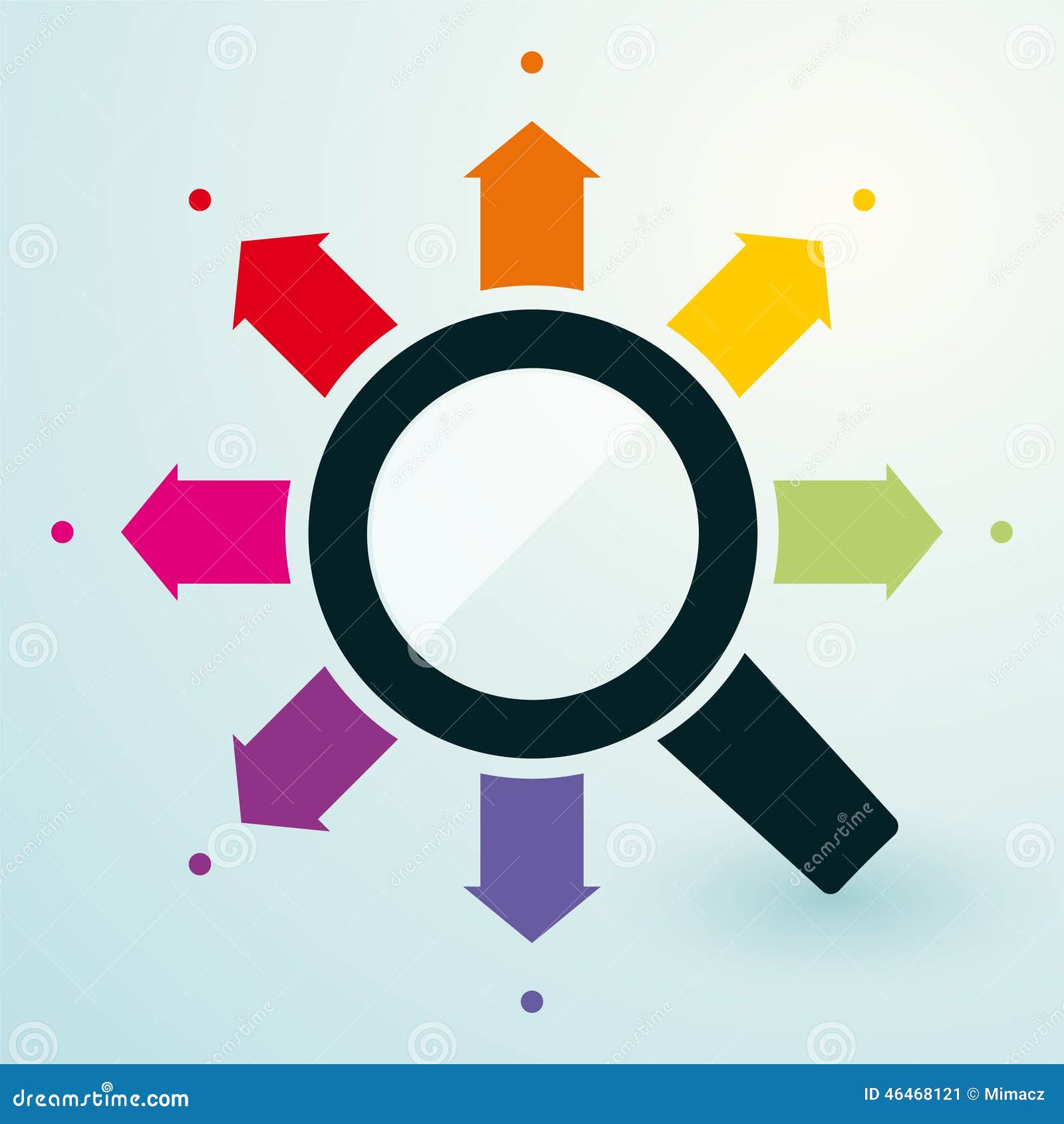Magnifying glass stock vector. Illustration of money - 46468121 Magnifying glass stock vector. Illustration of money - 46468121