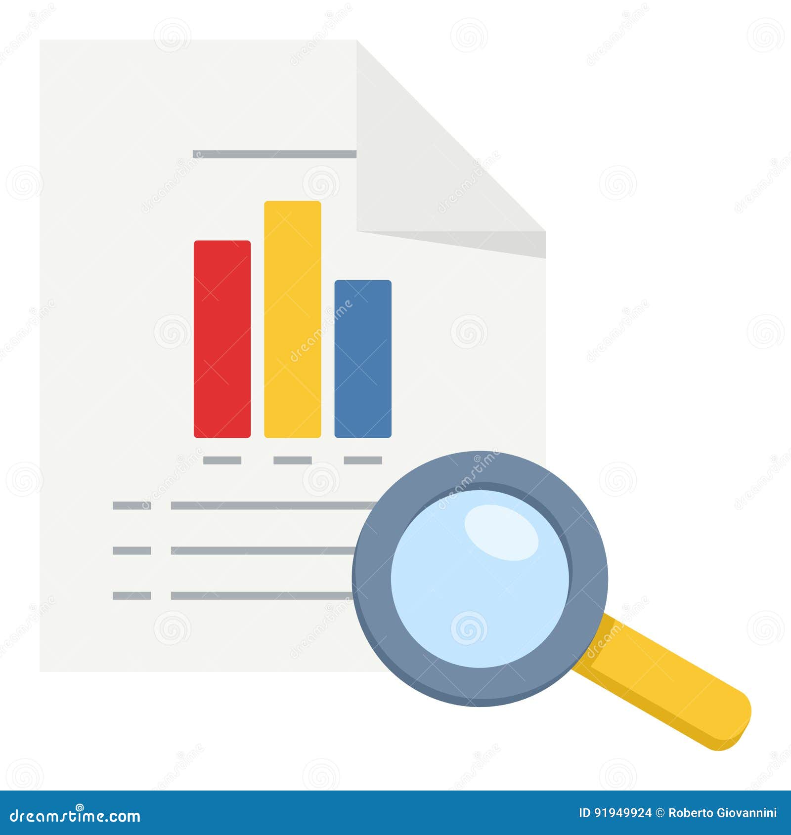 Magnifying Glass Icon Graph Stock Illustrations – 5,850 Magnifying ...