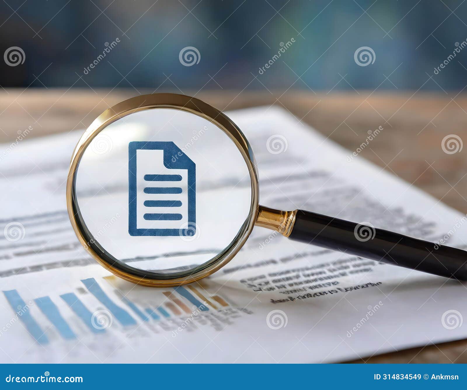 Magnifying Glass, Concept of Information Search and Document ...