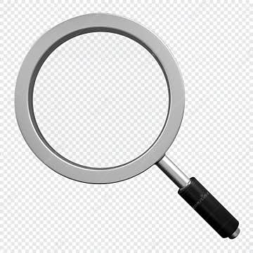 Magnifying Glass. Magnifying Glass 3d Icon. Realistic Magnifying Glass ...