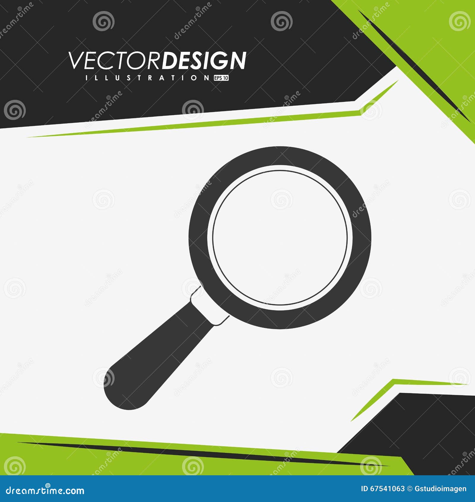 Magnifying glass design stock illustration. Illustration of icon - 67541063