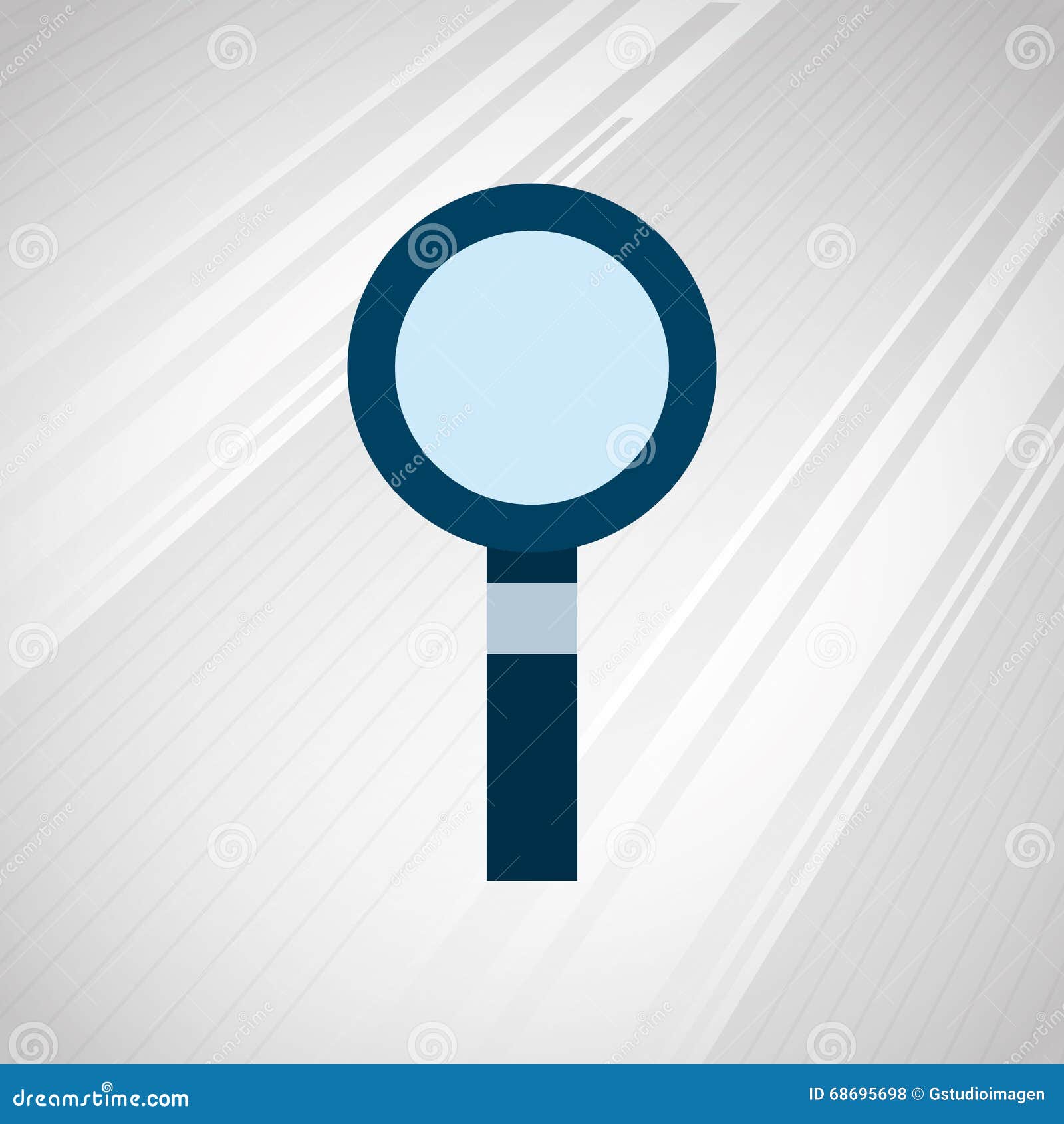 Magnifying glass design stock illustration. Illustration of ...
