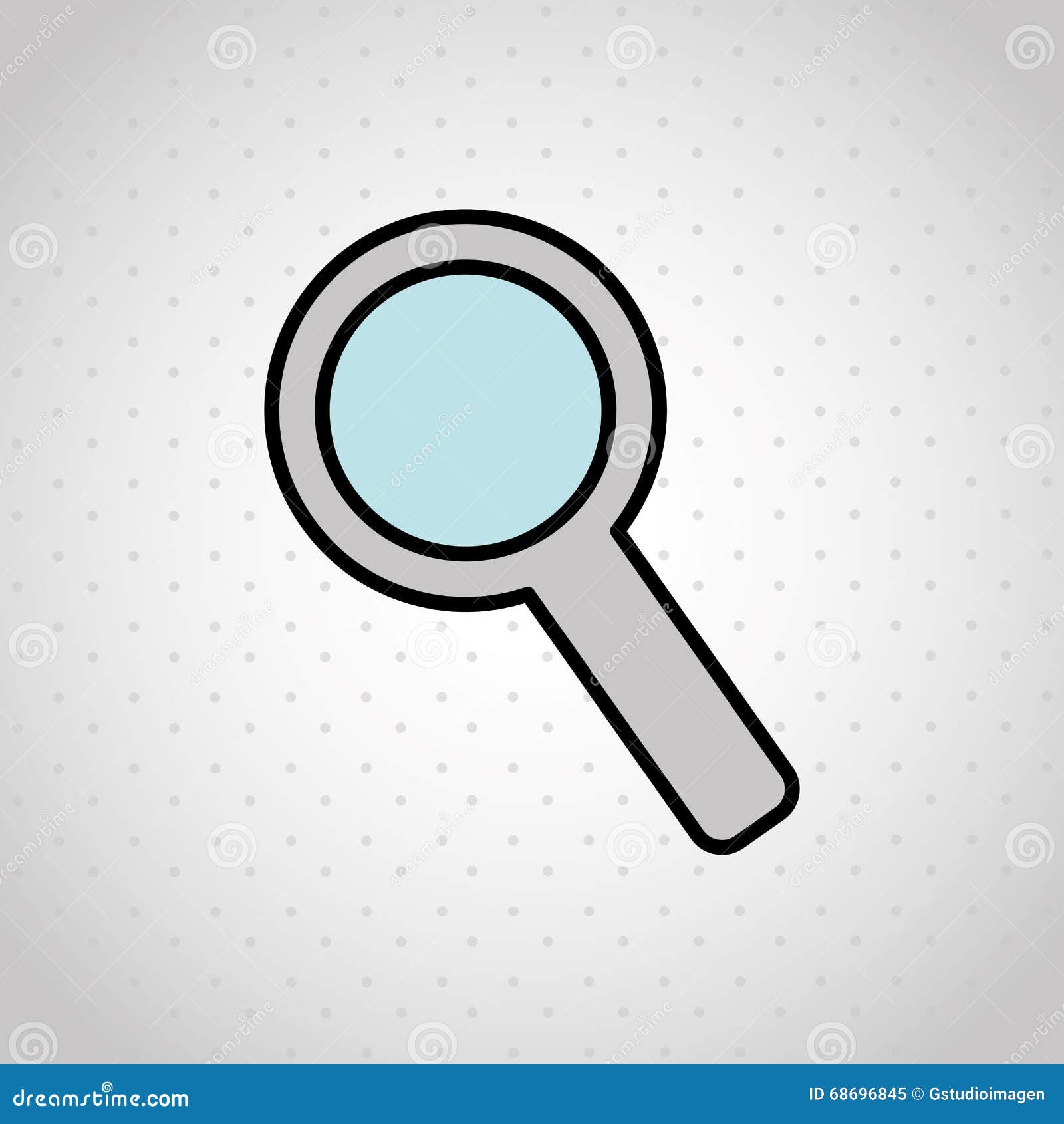 Magnifying glass design stock illustration. Illustration of magnify ...