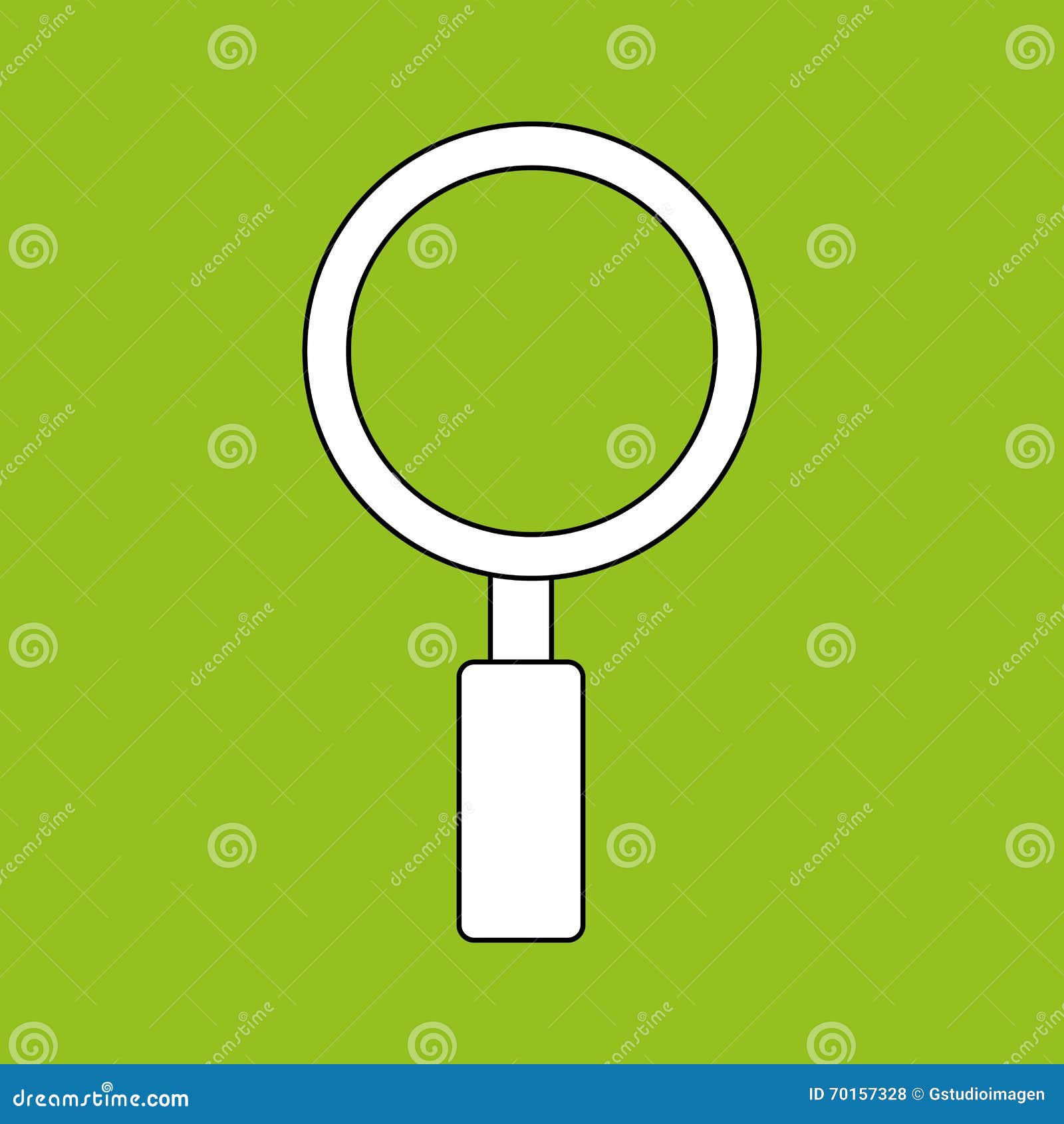 Magnifying glass design stock illustration. Illustration of symbol ...