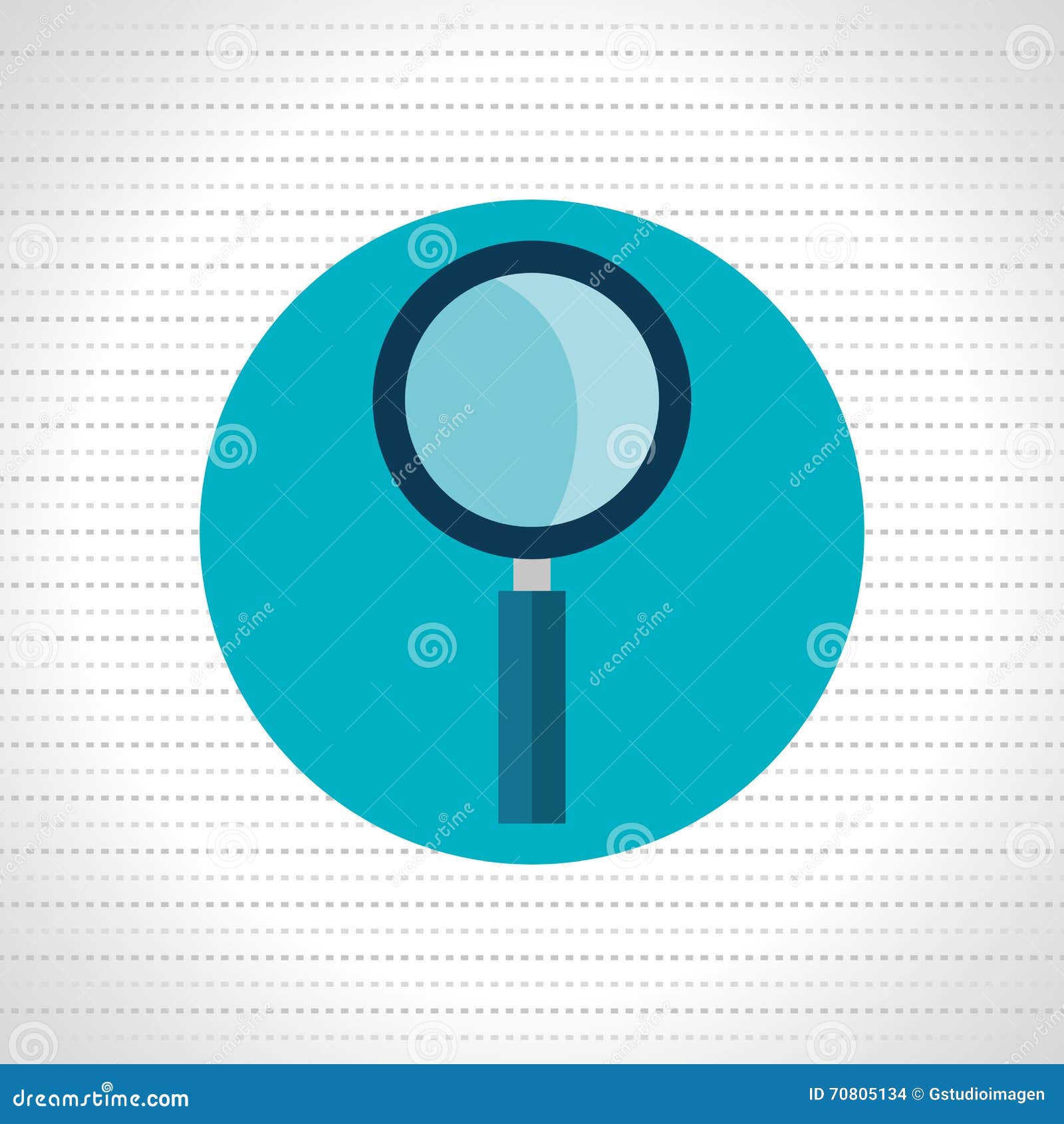 Magnifying glass design stock illustration. Illustration of equipment ...