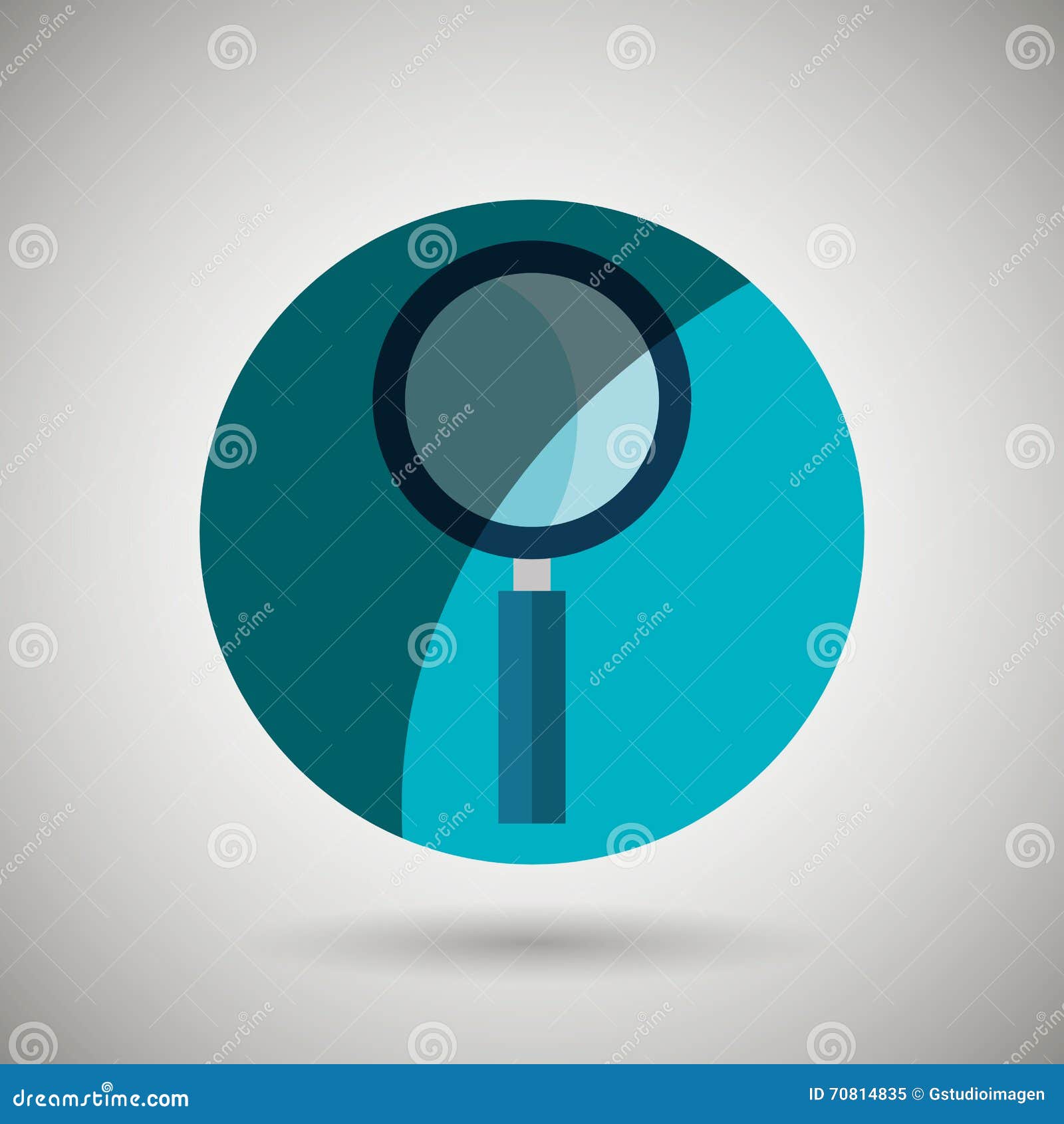 Magnifying glass design stock illustration. Illustration of background ...
