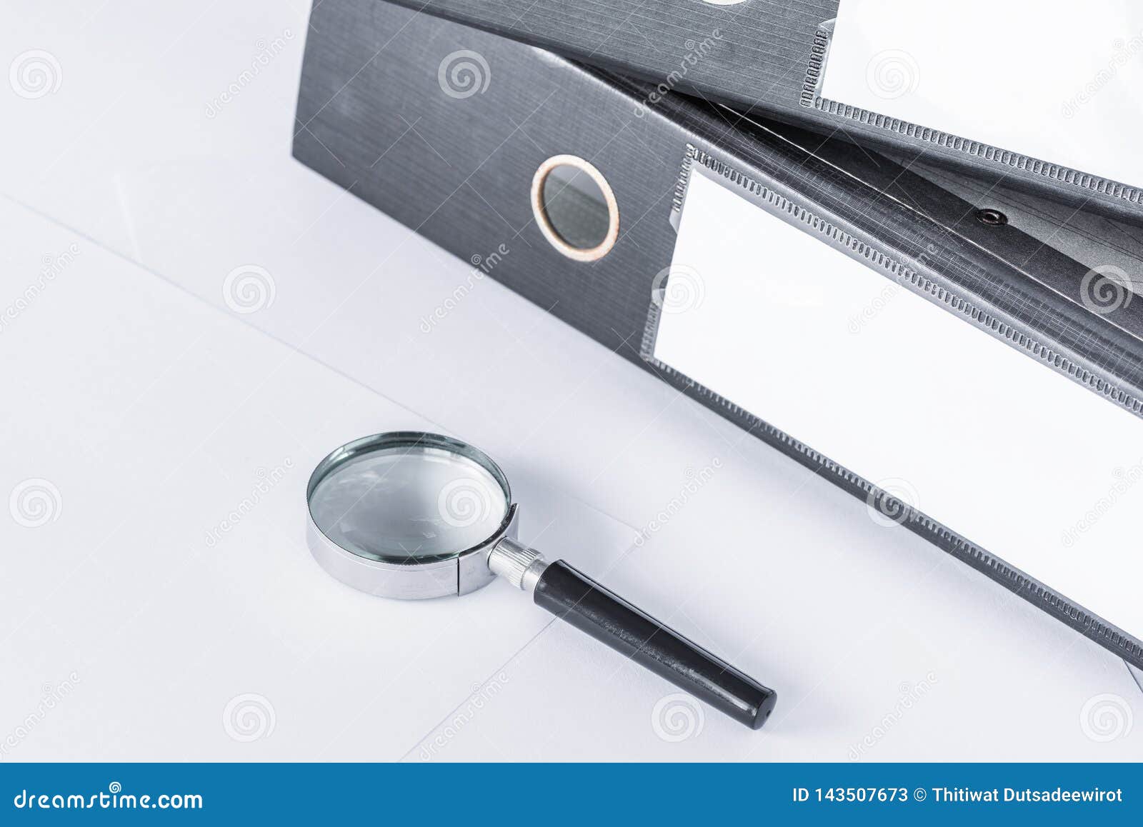Magnifying Glass and Document Files Stock Image - Image of closeup ... Magnifying Glass and Document Files Stock Image - Image of closeup ...