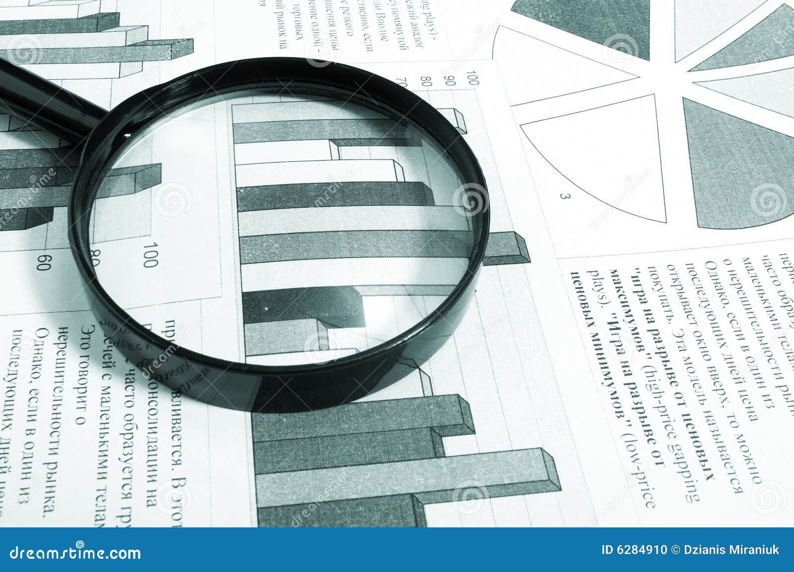 Magnifying Glass, Drawing Diagram Stock Photo - Image of solution ...
