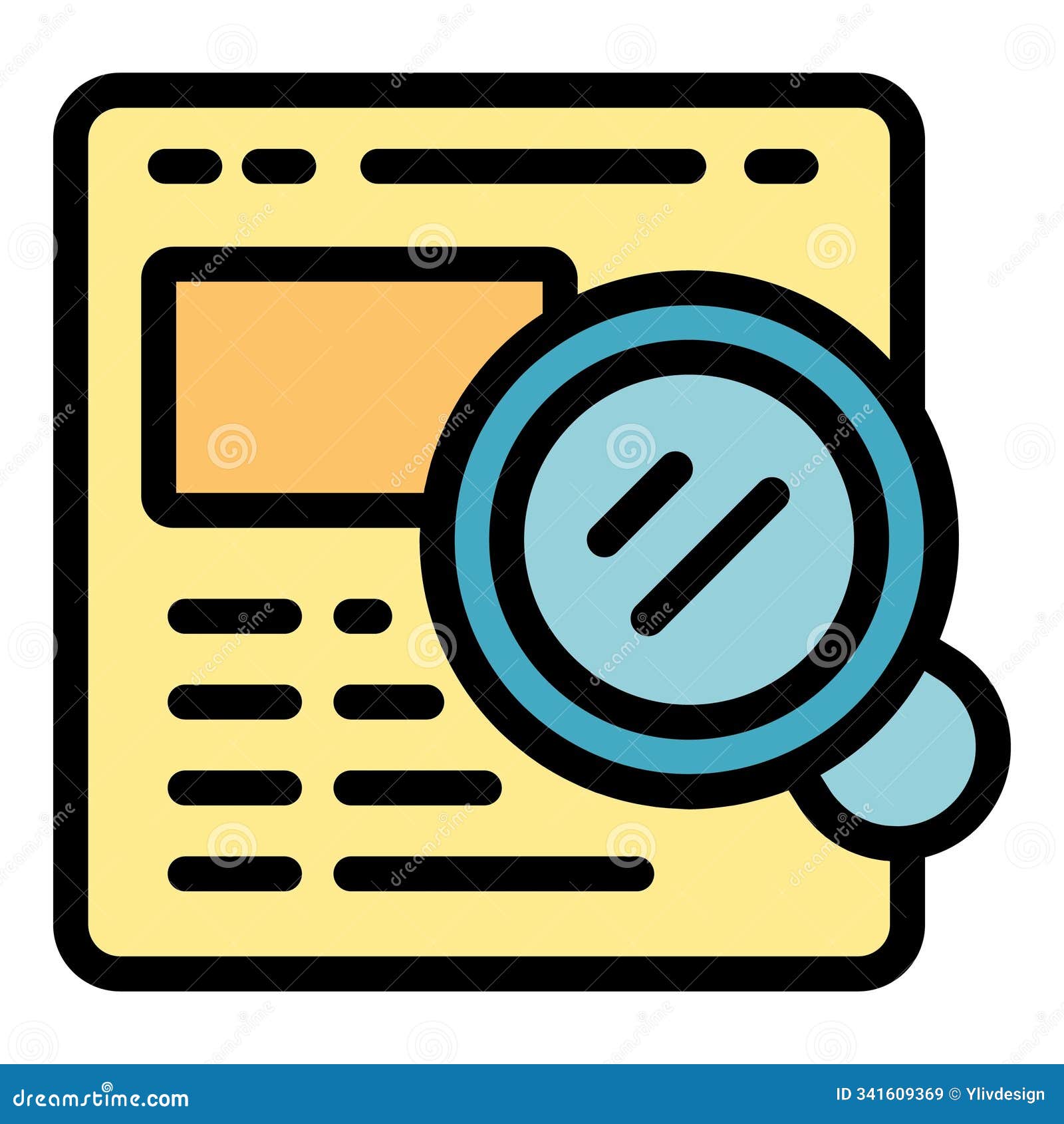 Proofreading Outline Icon. Line Art Vector Stock Image | CartoonDealer ...