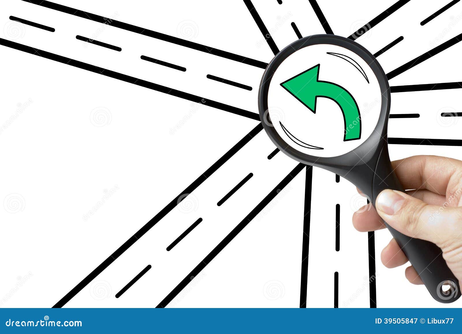 Magnifying Glass Finding Success Way Stock Image - Image of decision ... Magnifying Glass Finding Success Way Stock Image - Image of decision ...