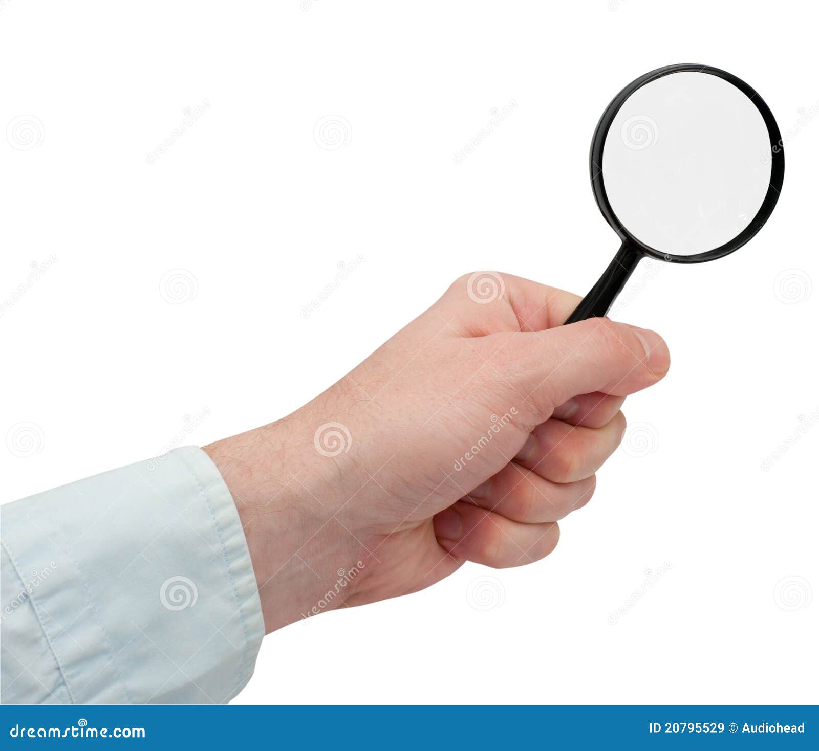 Magnifying Glass in Hand stock image. Image of zoom, security - 20795529