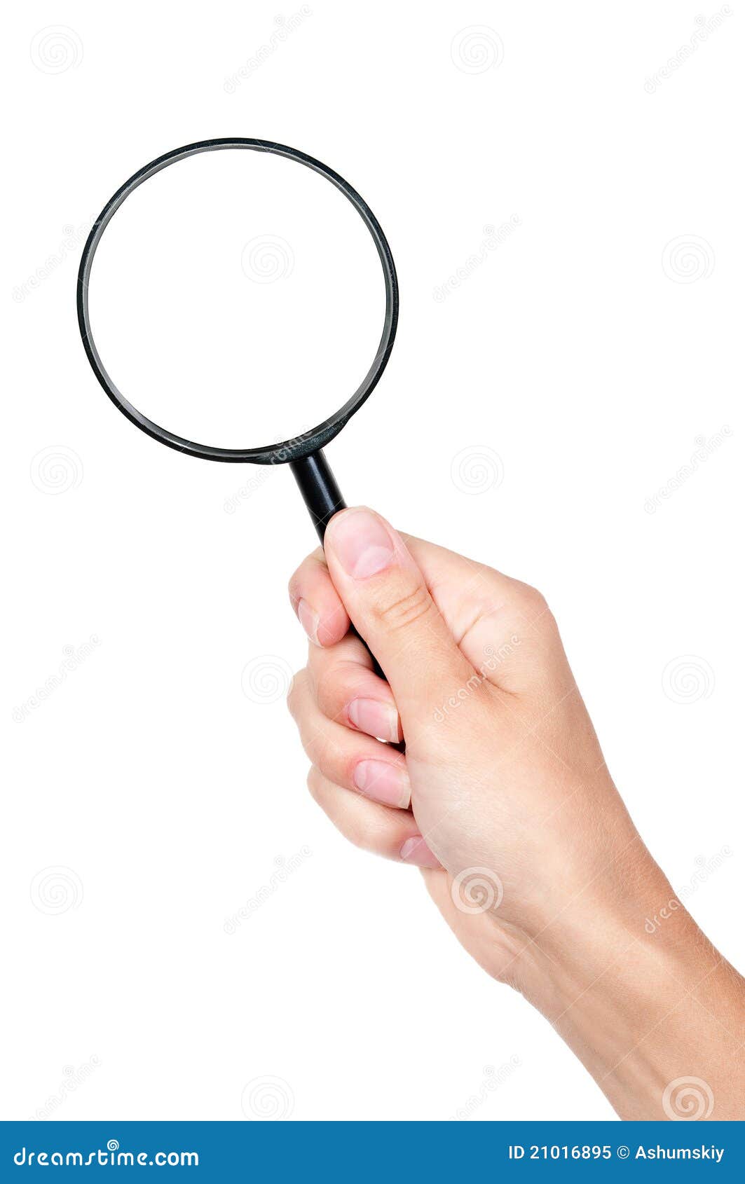 Magnifying glass in hand stock image. Image of detective - 21016895