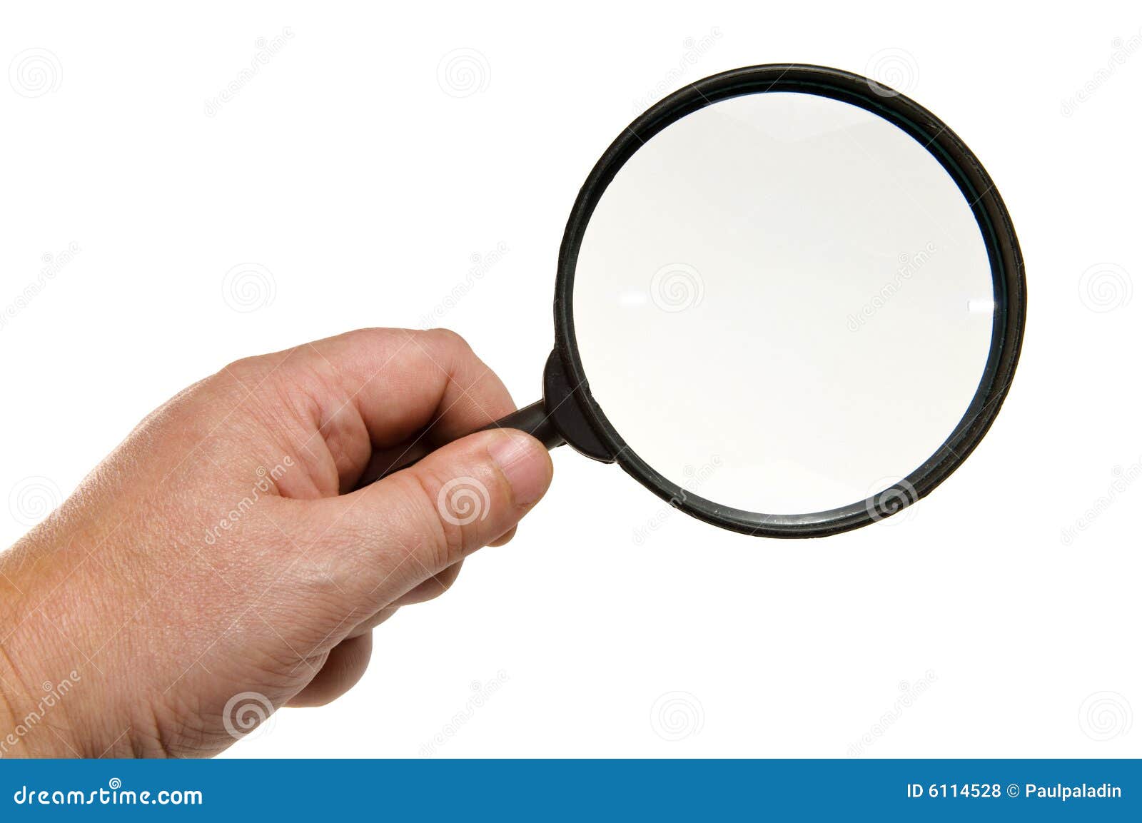 Magnifying glass in hand stock photo. Image of aspirations - 6114528
