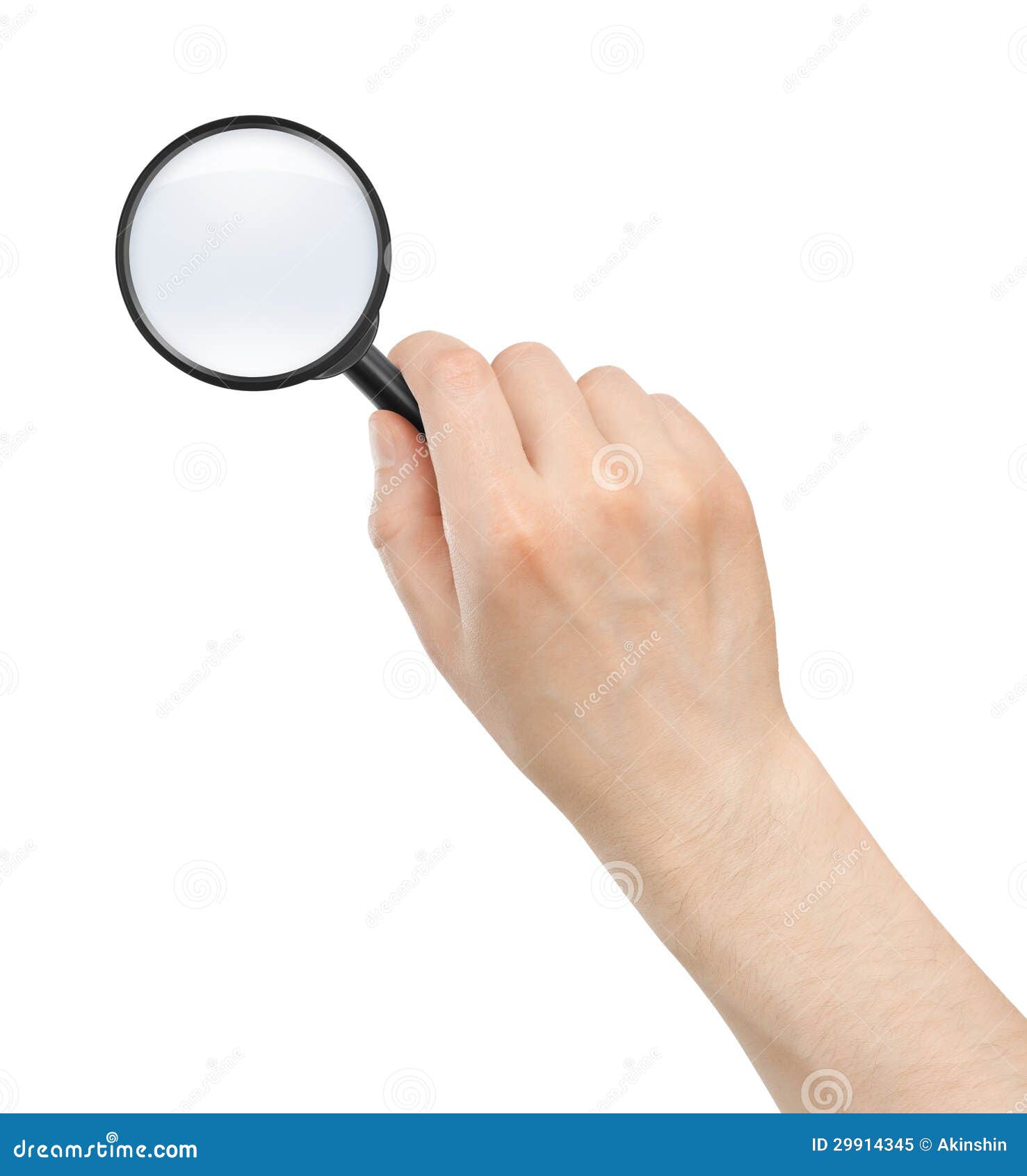 Magnifying Glass in the Hand Stock Image - Image of detective, hand ...