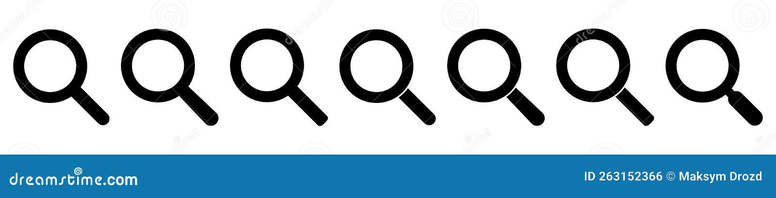 Magnifying Glass Icon, Loupe Icon. Vector Isolated Symbol. Search Icon ... Magnifying Glass Icon, Loupe Icon. Vector Isolated Symbol. Search Icon ...