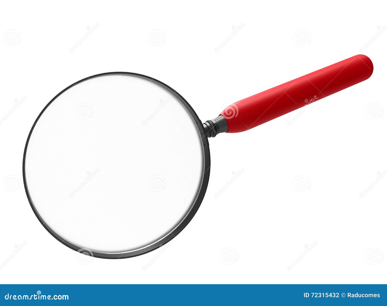 Magnifying glass isolated stock illustration. Illustration of ...
