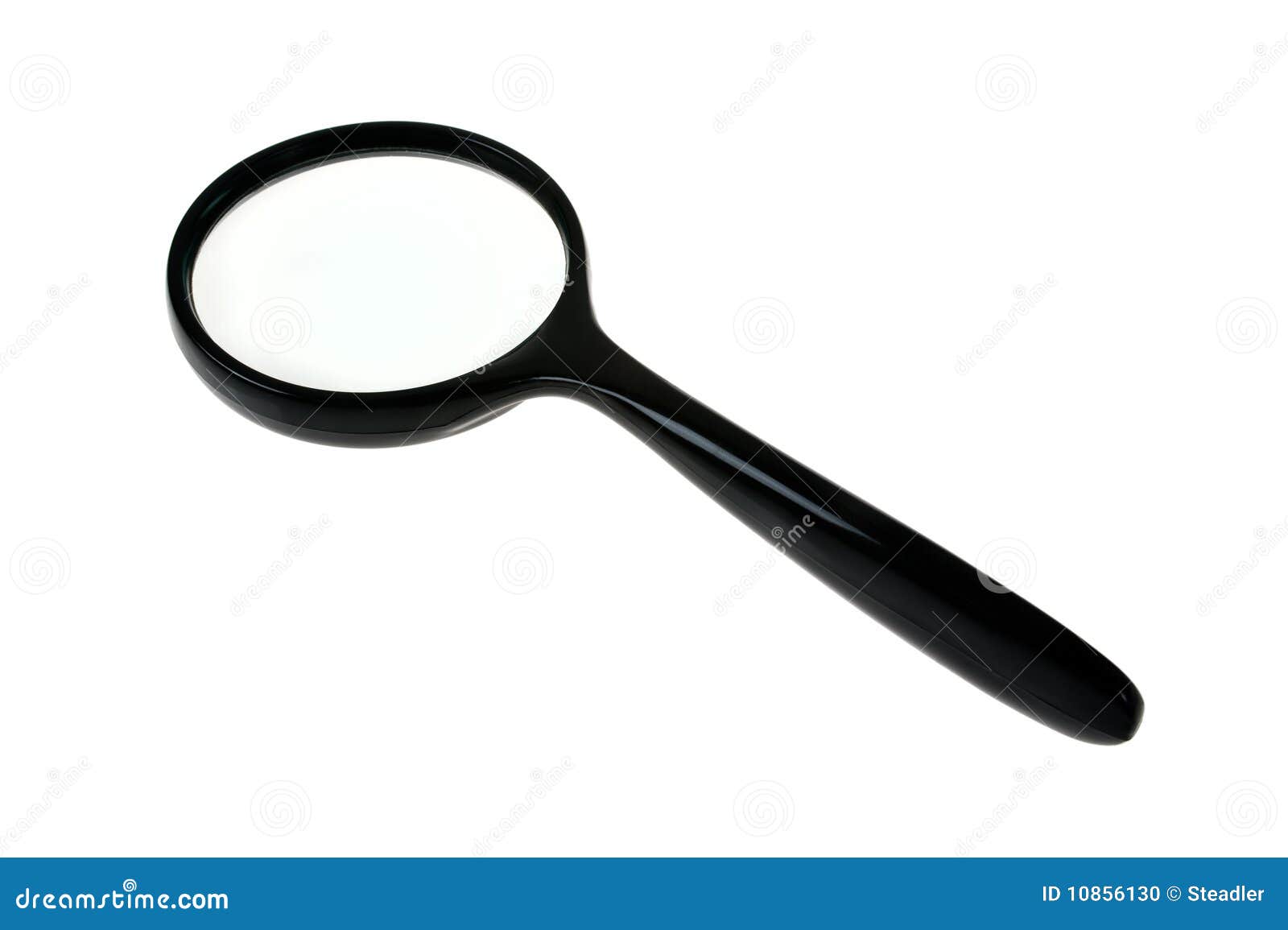 Magnifying Glass Isolated on White Stock Photo - Image of search ...