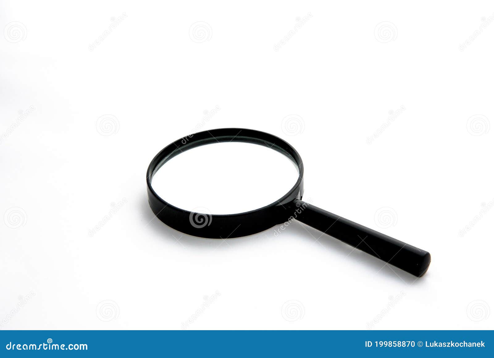 Magnifying Glass Isolated on White Stock Photo - Image of magnifing ...