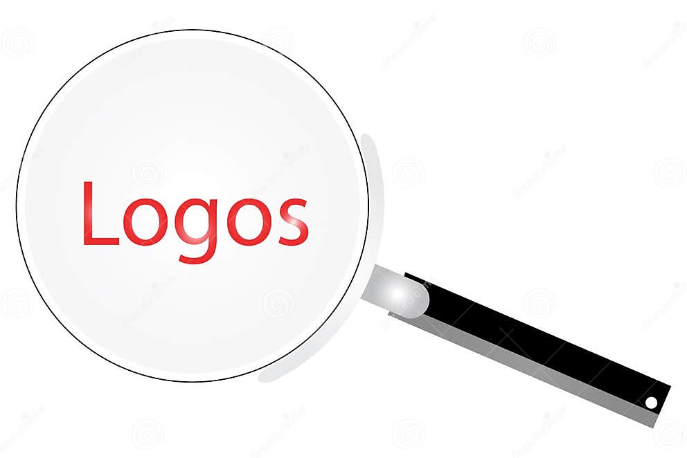 Magnifying glass - logos stock vector. Illustration of magnify - 16498126