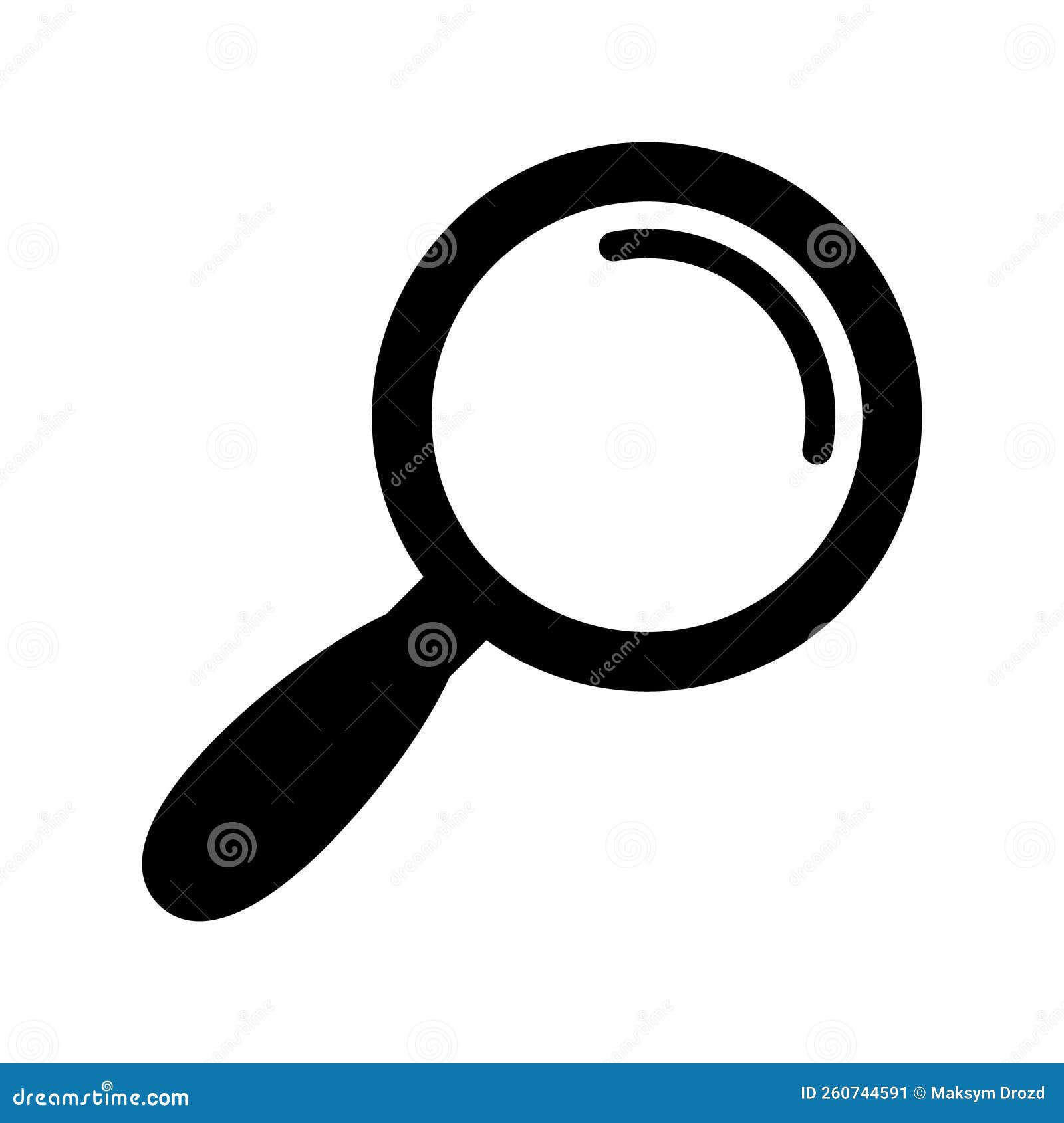 Magnifying Glass Loupe Icon. Vector Isolated Symbol. Search Icon Vector ... Magnifying Glass Loupe Icon. Vector Isolated Symbol. Search Icon Vector ...