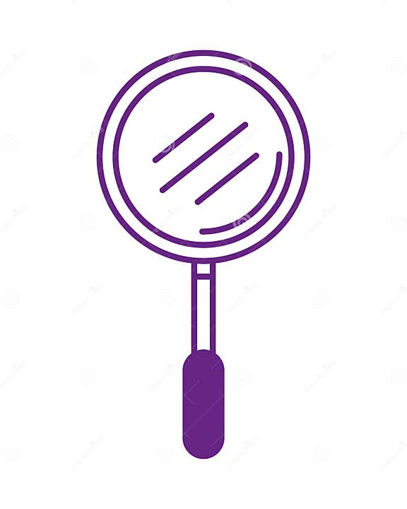 Magnifying glass object stock vector. Illustration of zoom - 283996477