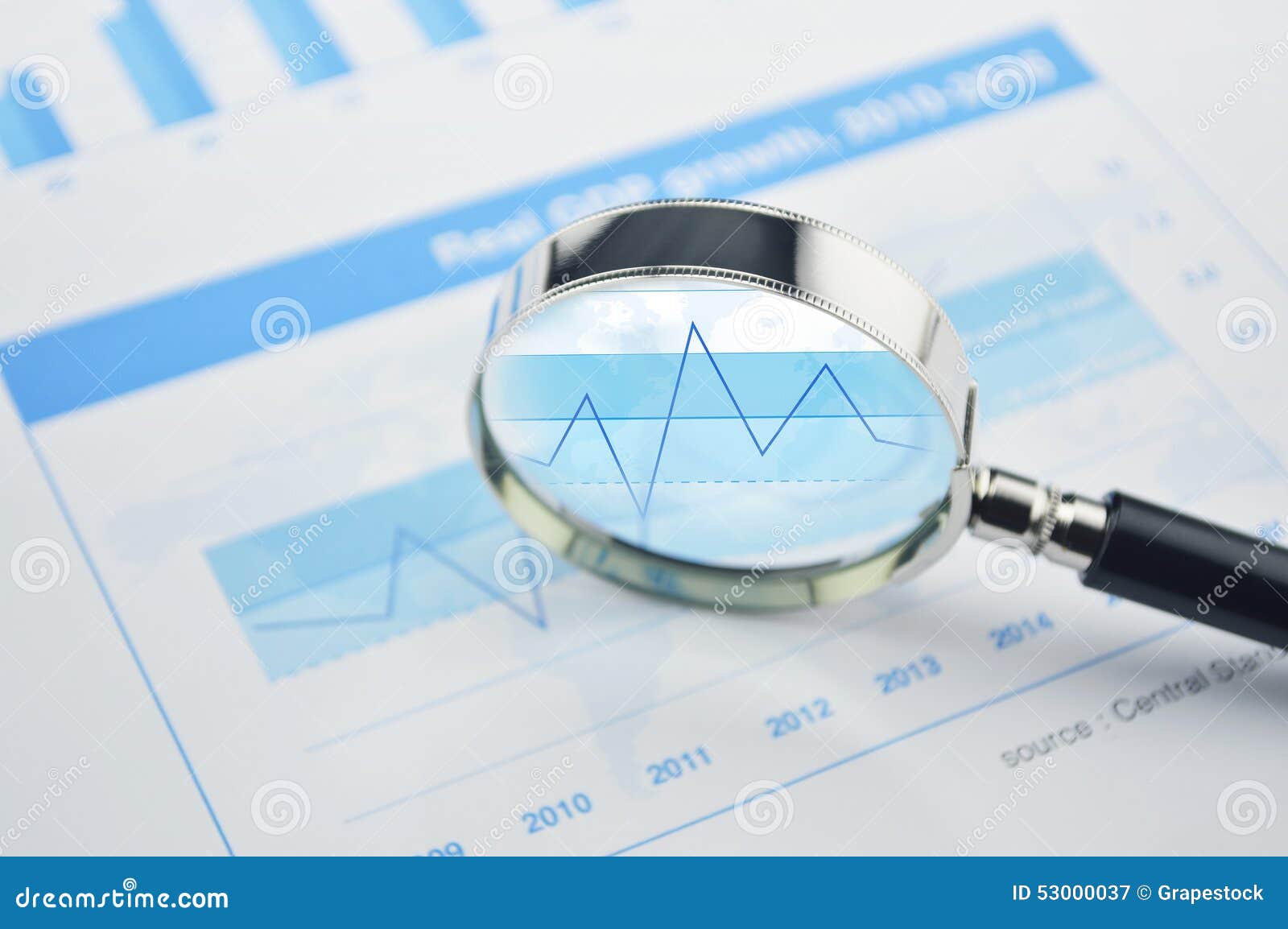 Magnifying With Eye Chart Stock Image | CartoonDealer.com #25136005