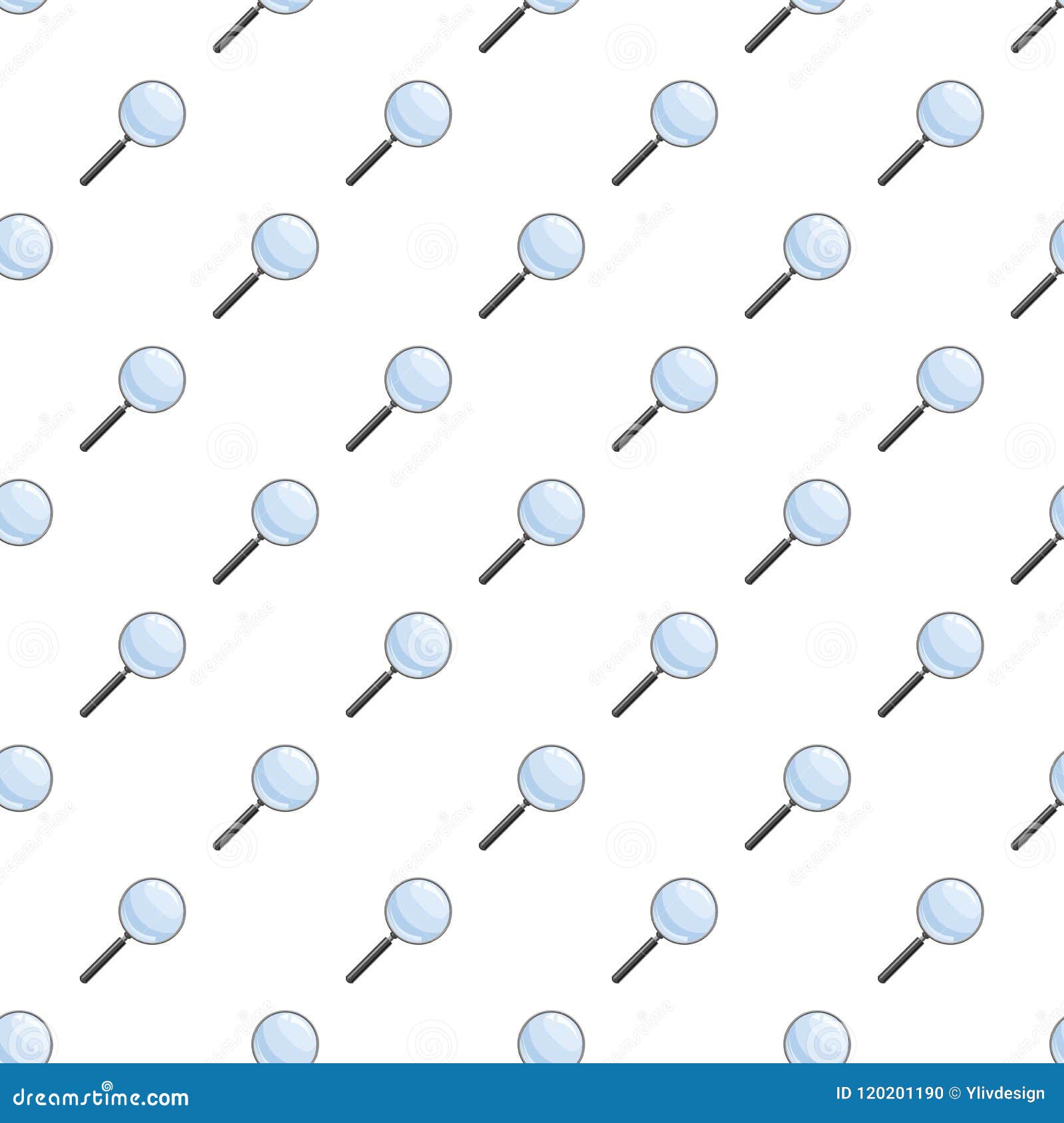 Magnifying, glass pattern stock vector. Illustration of magnify - 120201190