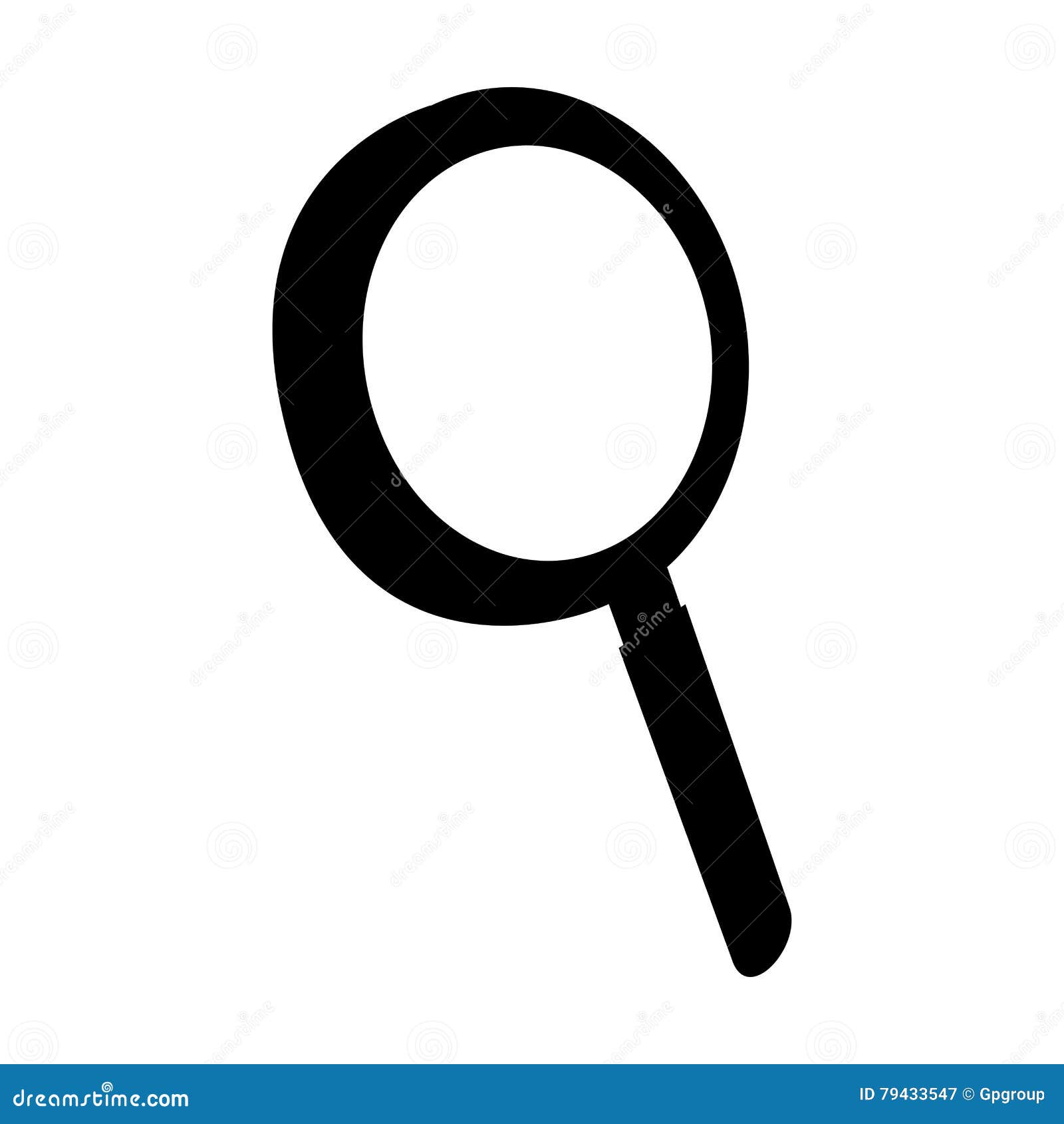 Magnifying Glass Pictogram Icon Image Stock Vector - Illustration of ...