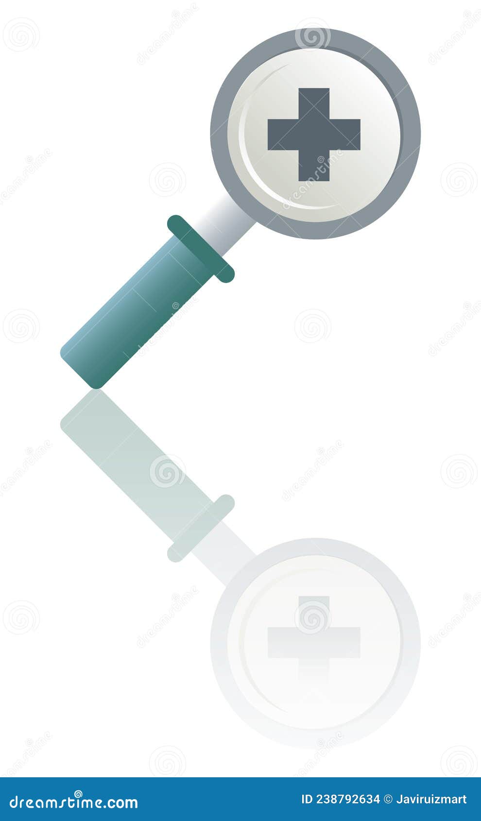 Magnifying Glass with Plus Sign Stock Vector - Illustration of graphic ...
