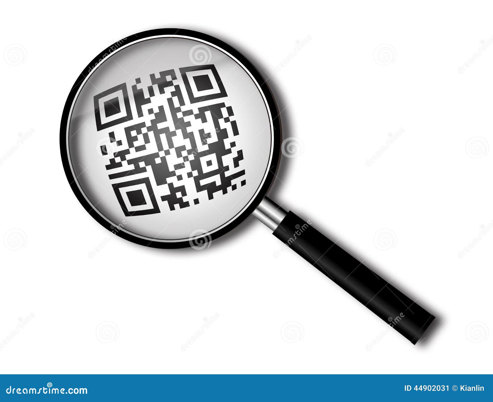 Magnifying Glass with Qr-code Stock Image - Image of background ... Magnifying Glass with Qr-code Stock Image - Image of background ...