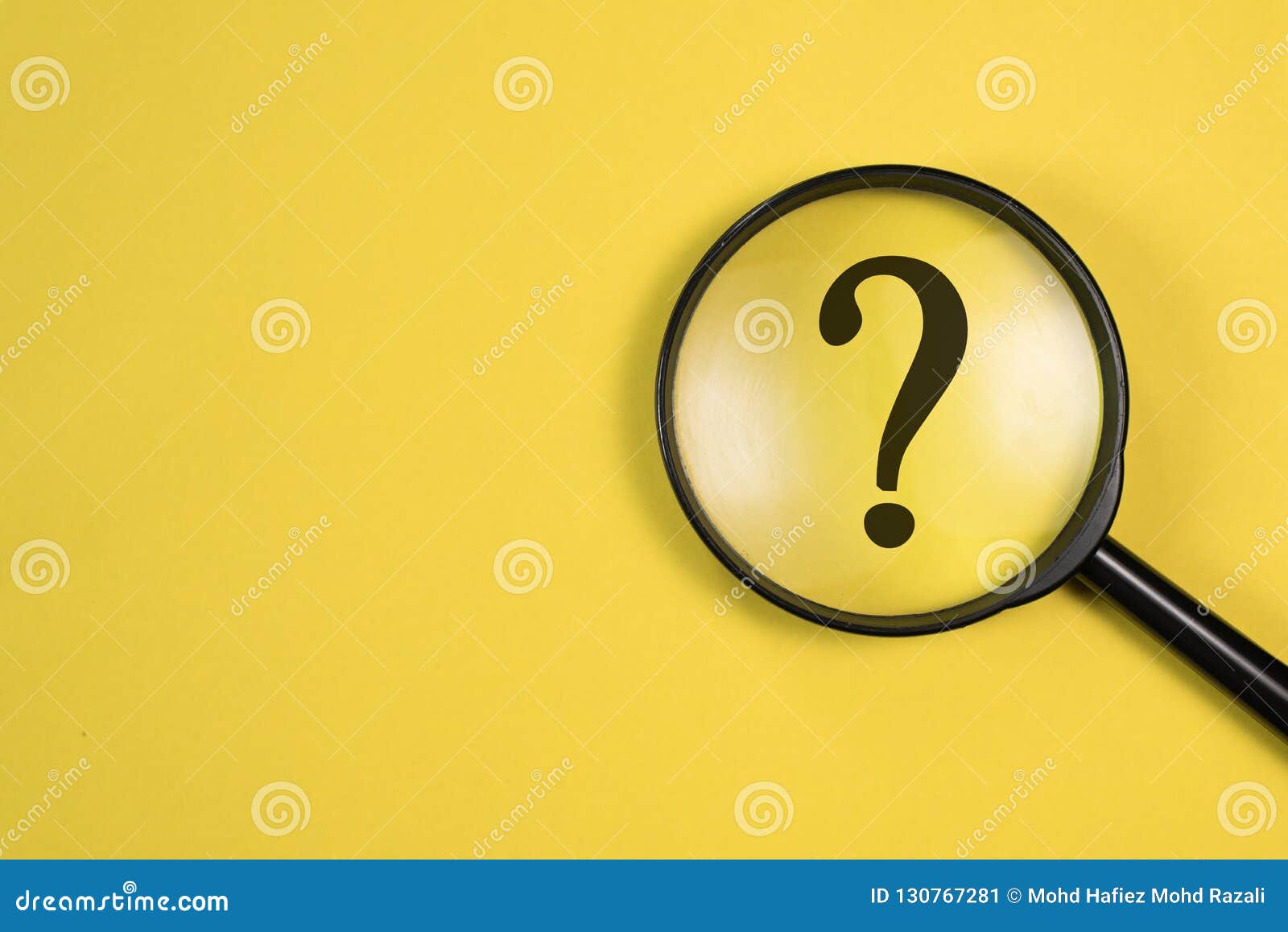 Magnifying Glass with QUESTION MARK in Focus on Yellow Background Stock ... Magnifying Glass with QUESTION MARK in Focus on Yellow Background Stock ...