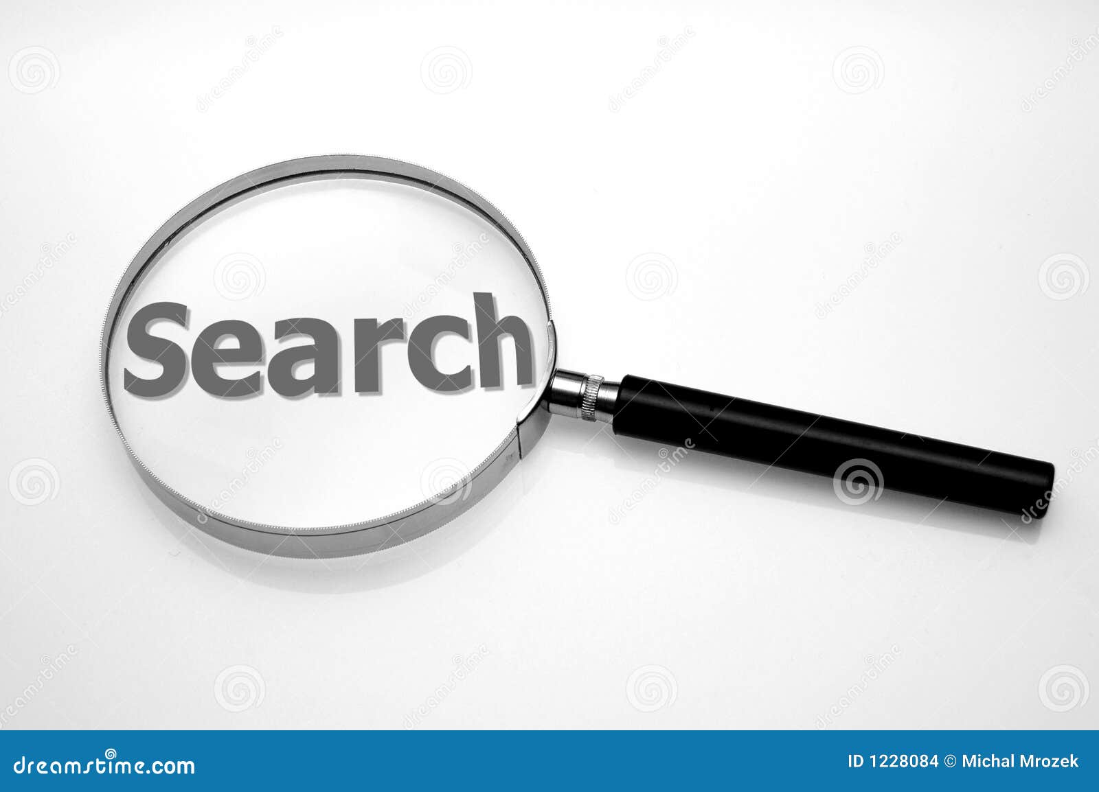 Magnifying glass - search stock photo. Image of problem - 1228084