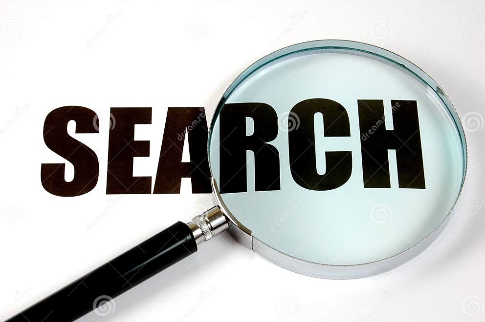 Magnifying glass - search stock image. Image of glass - 1395957