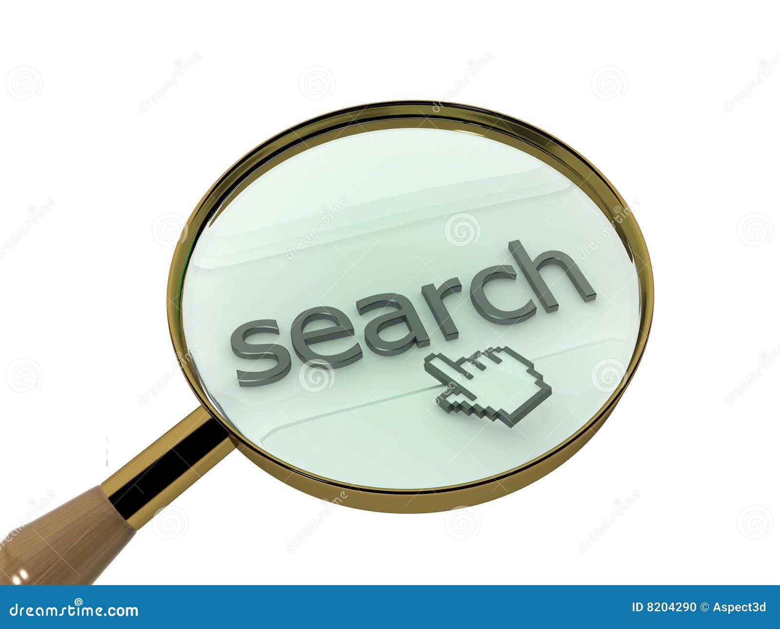 Magnifying glass - Search stock illustration. Illustration of optical ...