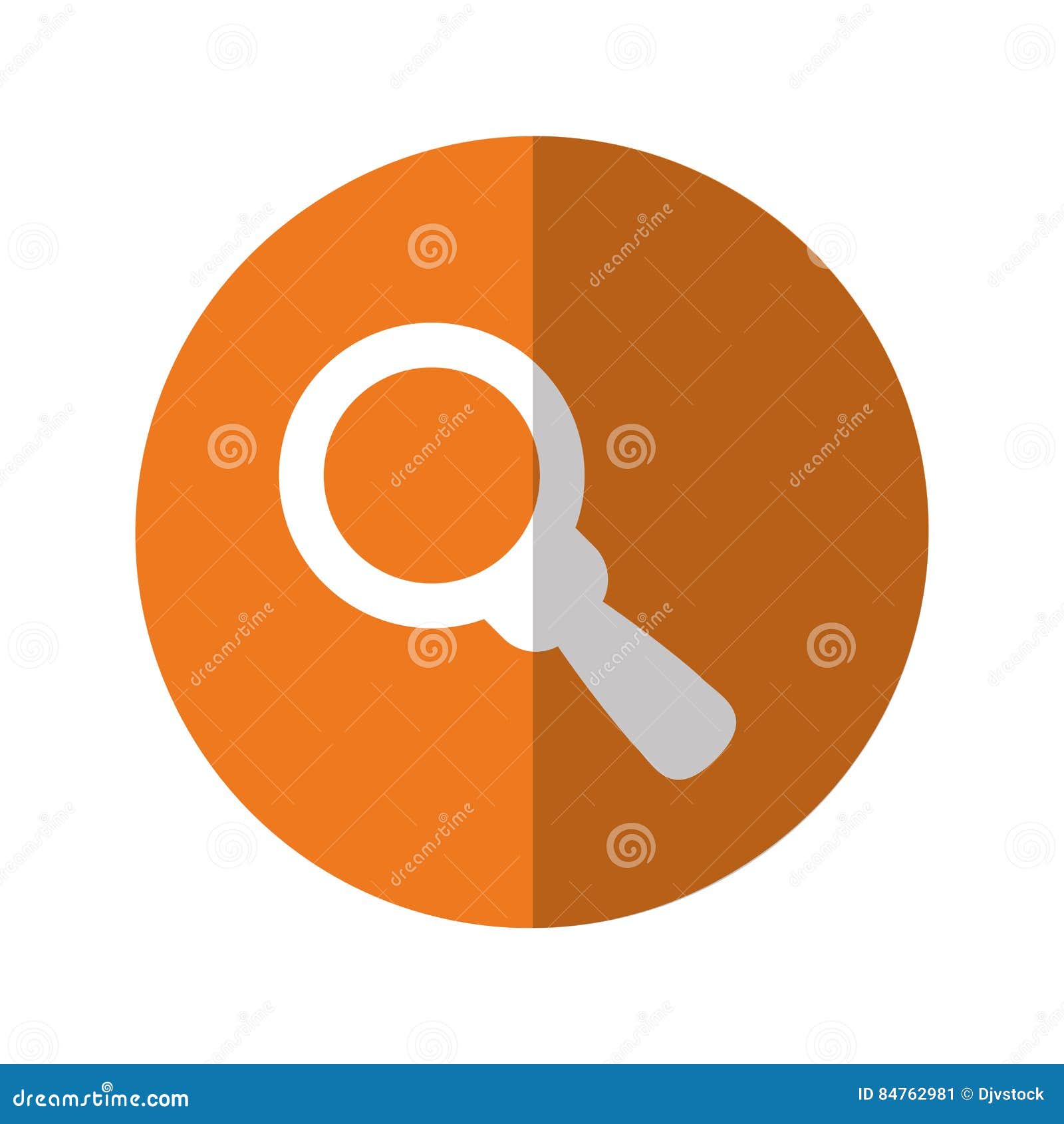 Magnifying Glass Thumbnail Icon Image Stock Illustration - Illustration ...