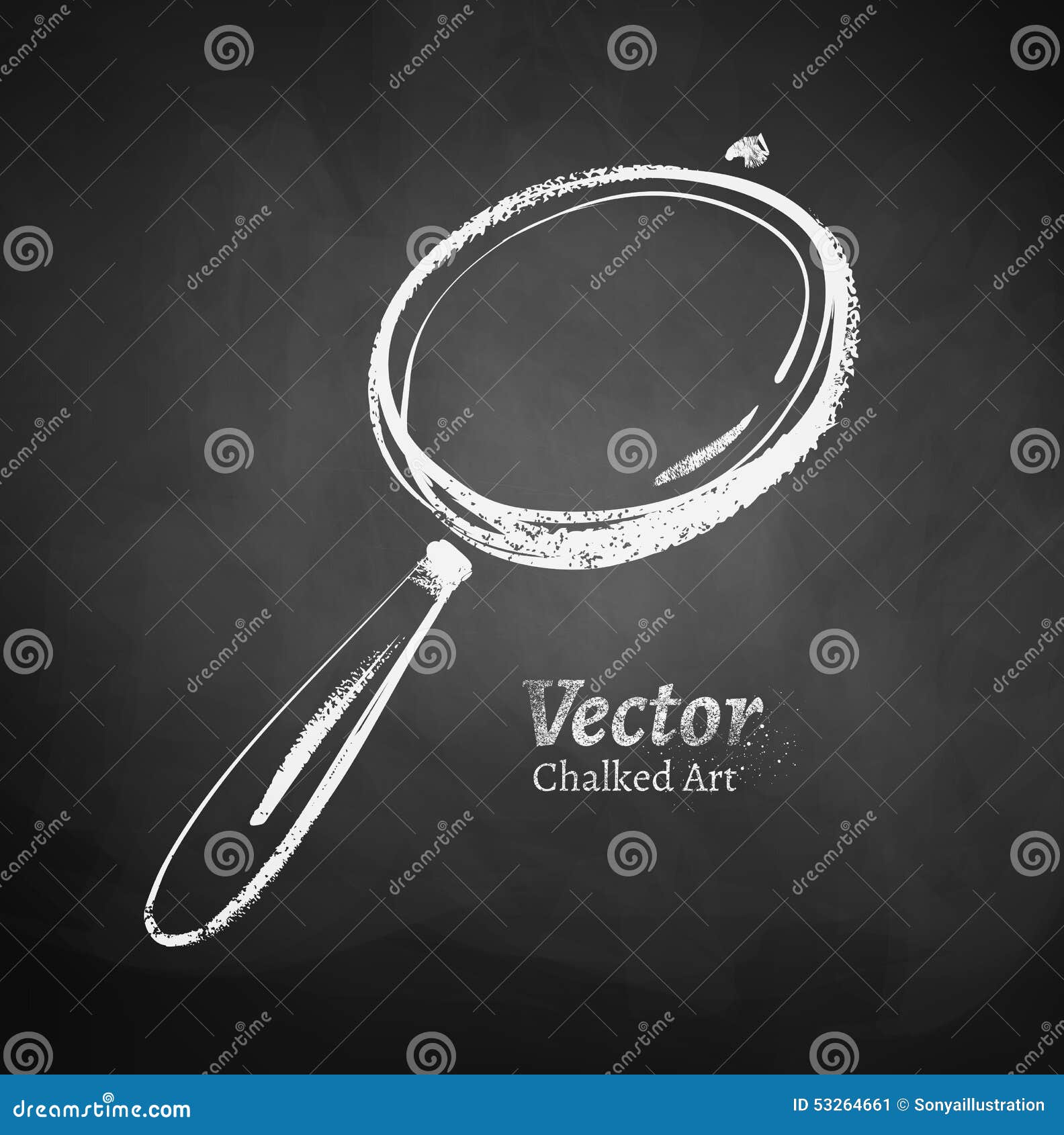 Magnifying glass stock vector. Illustration of magnifying - 53264661